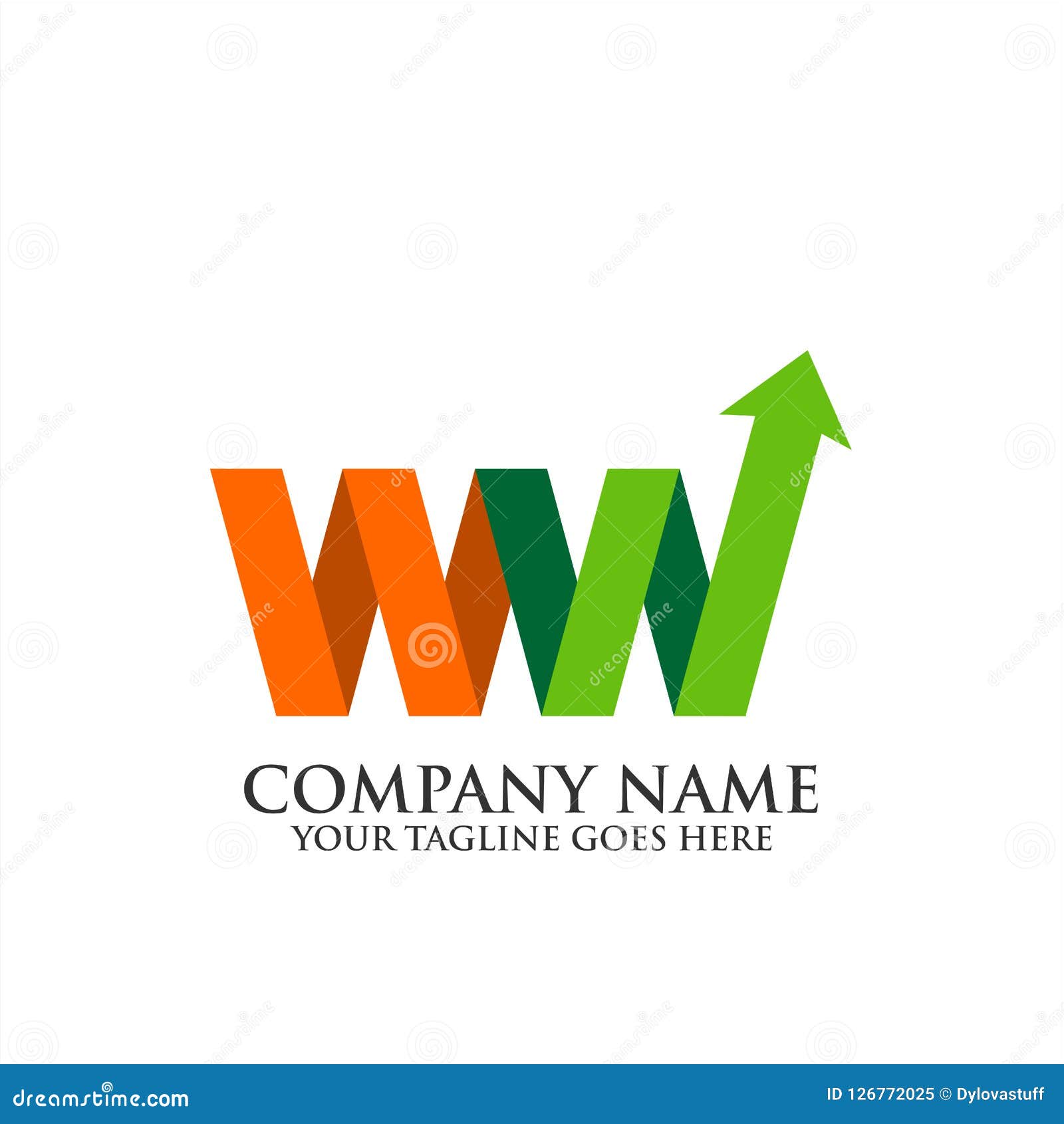 Abstract Creative WW Logo, WW Logo Template Vector Icon, Stock Vector ...