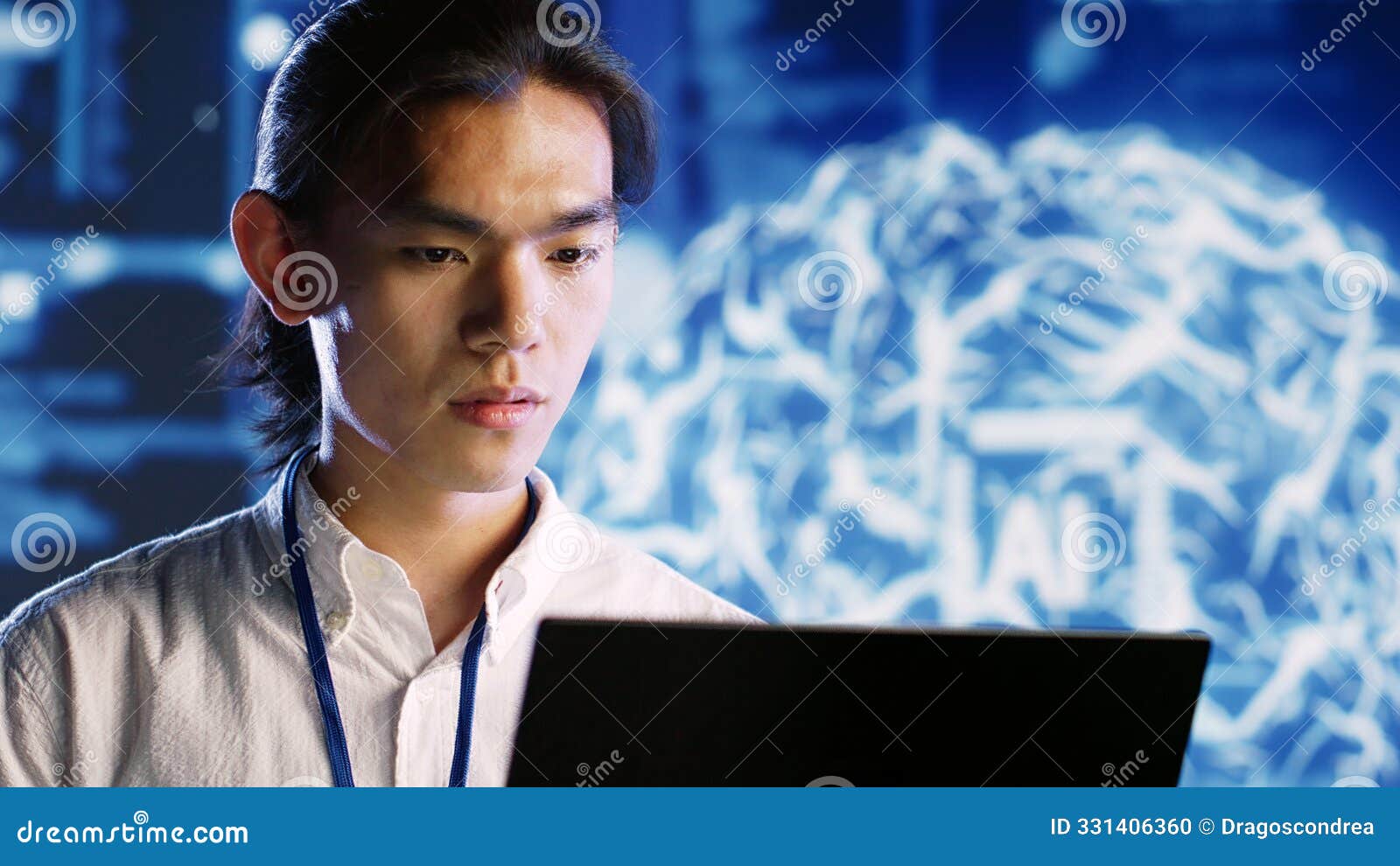 Professional Maintenancing AI Systems Stock Photo - Image of science ...