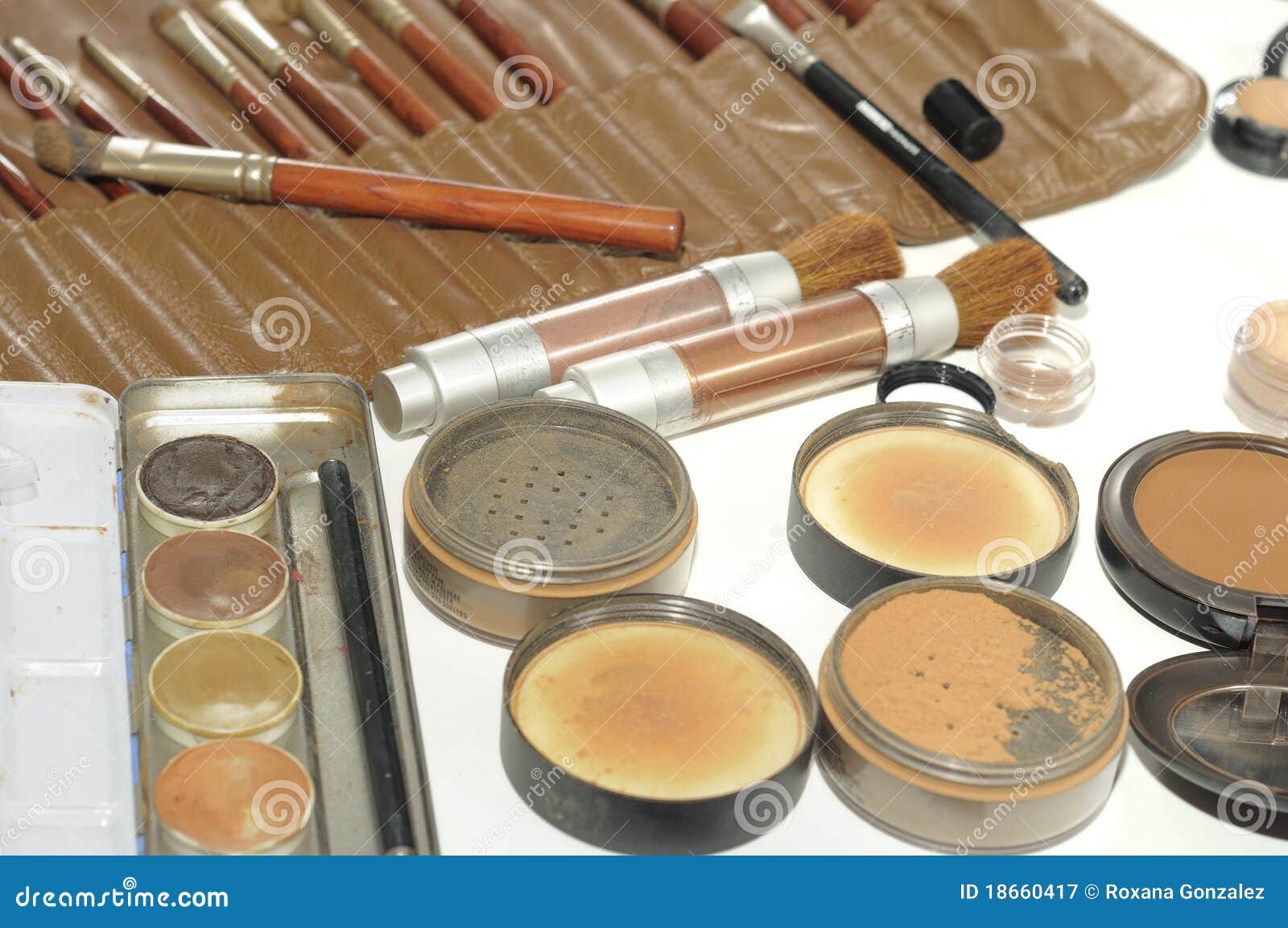 Professional Make Up Artist Set Stock Image - Image of face, balm: 18660417