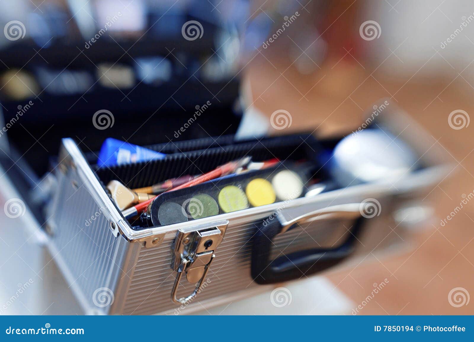 Professional make-up box stock photo. Image of accessory - 7850194