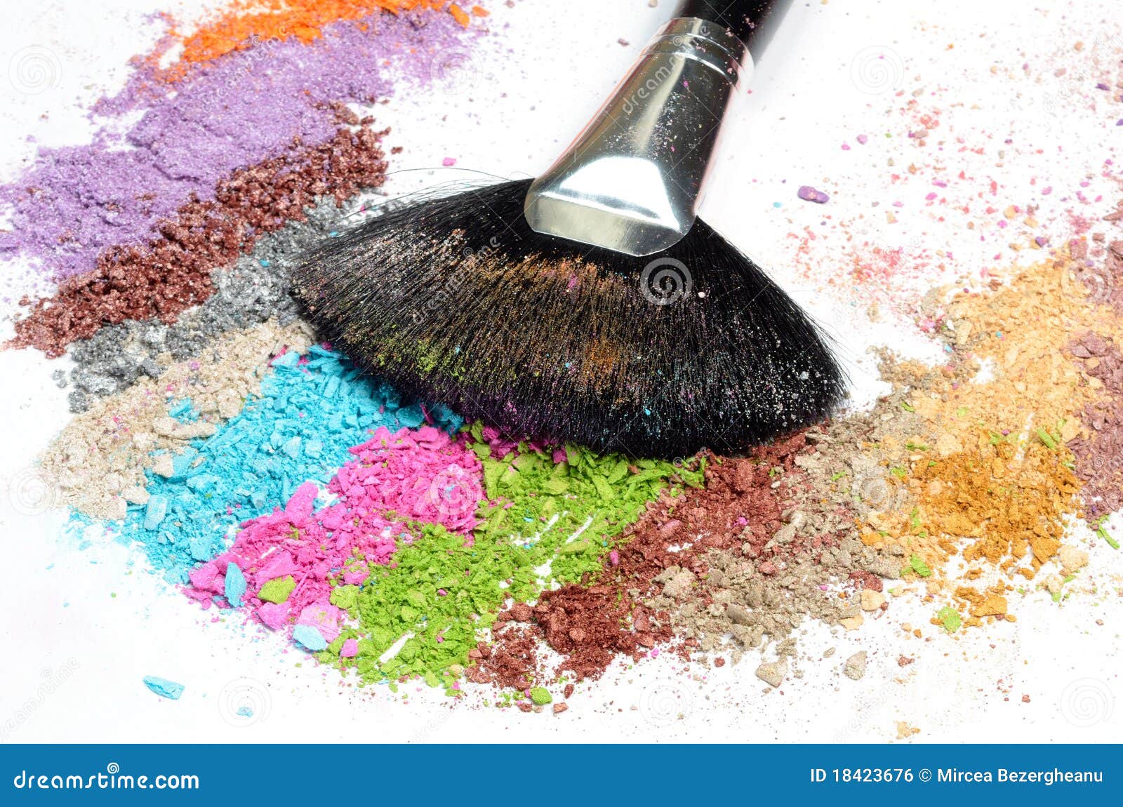 Professional Make-up Artist Doing Young Man Makeup In Studio. Make-up ...