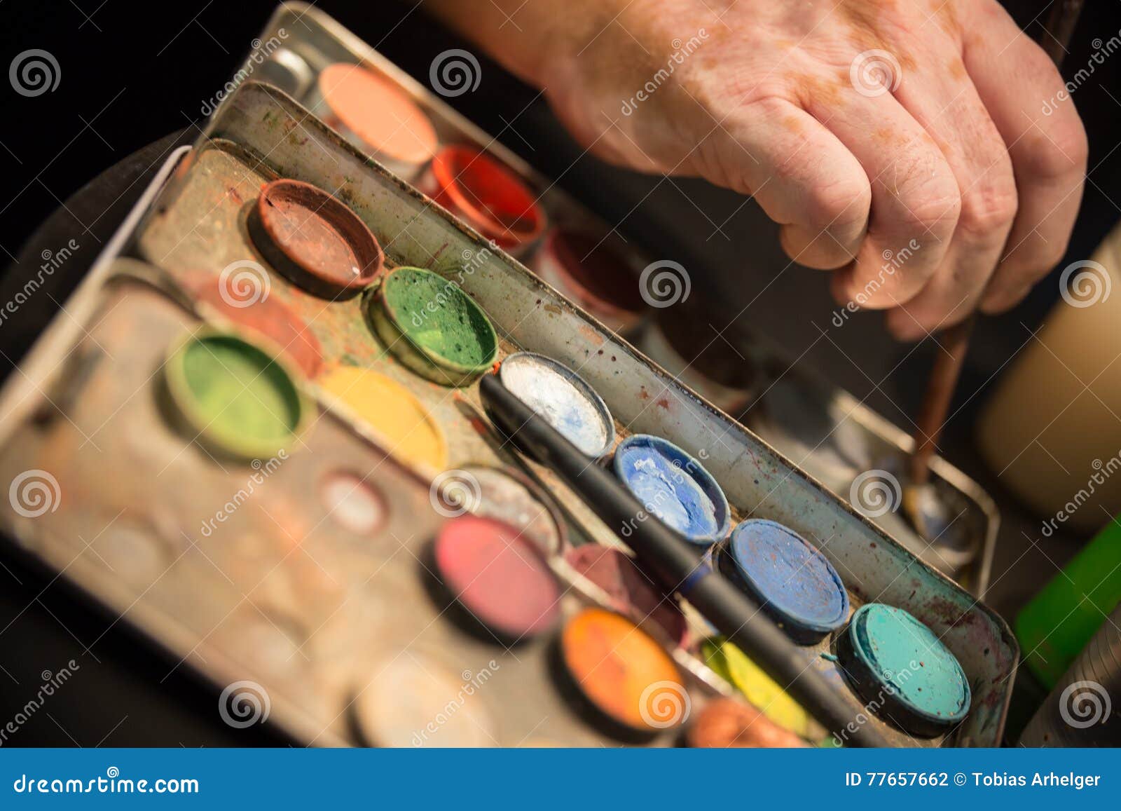 Professional Make Up Color Set Stock Photo - Image of shadow ...