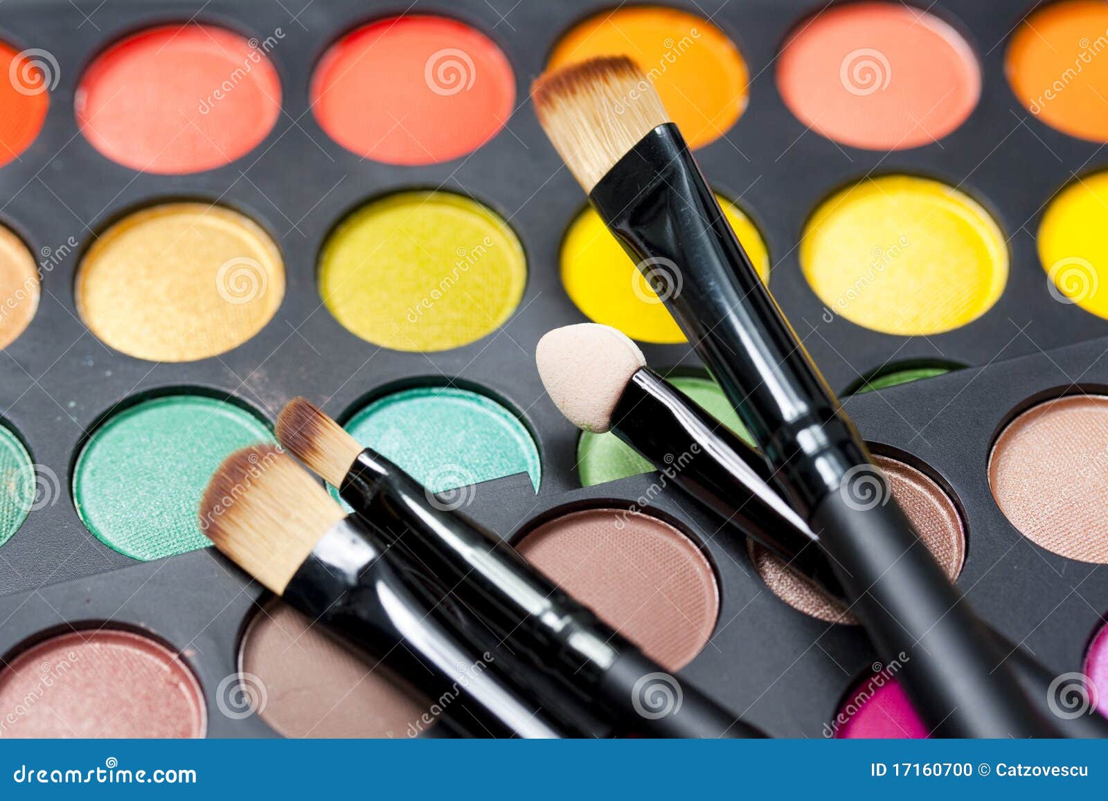 Professional makeup stock photo. Image of paint, color - 17160700