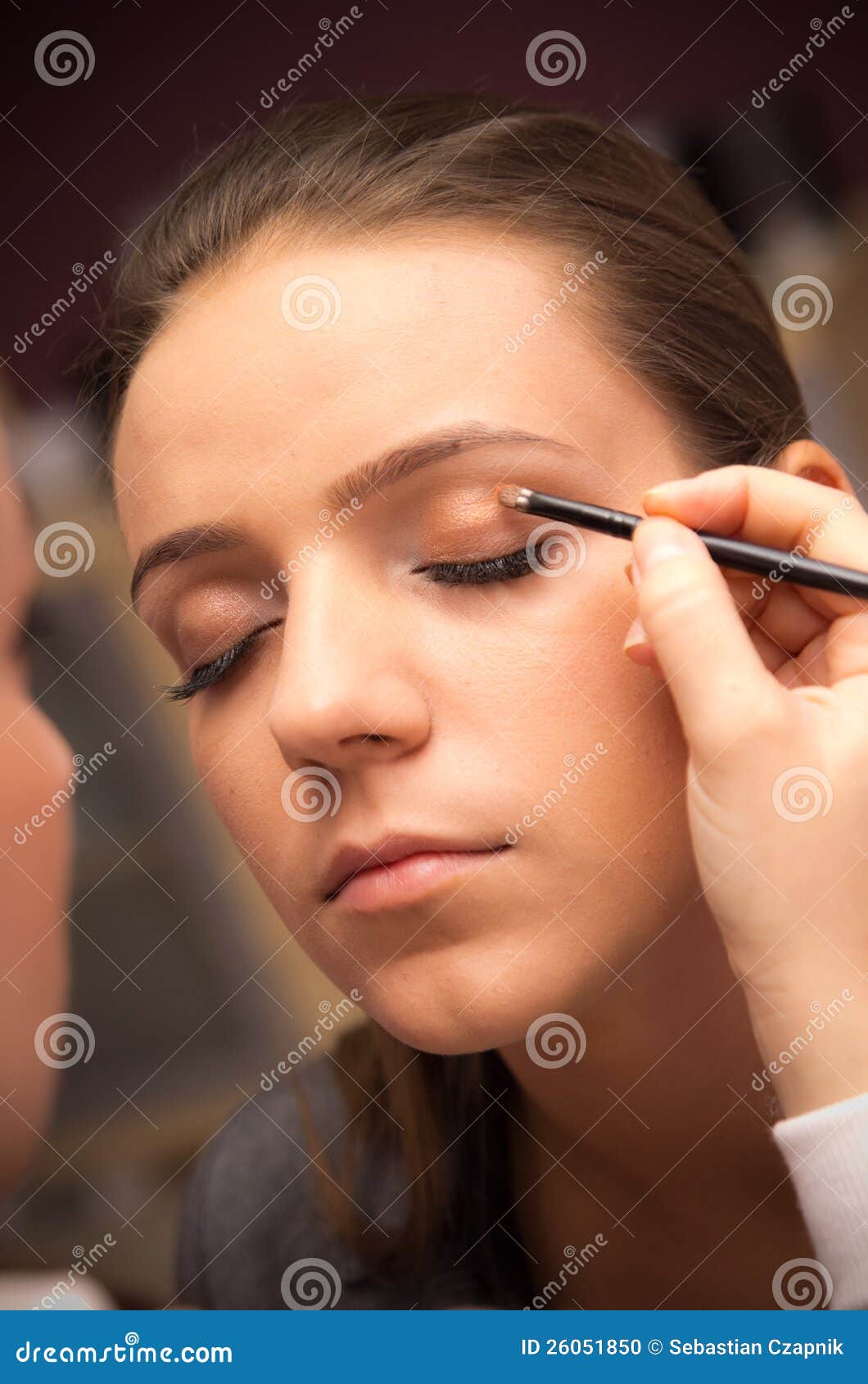 Professional makeup stock photo. Image of session, white - 26051850