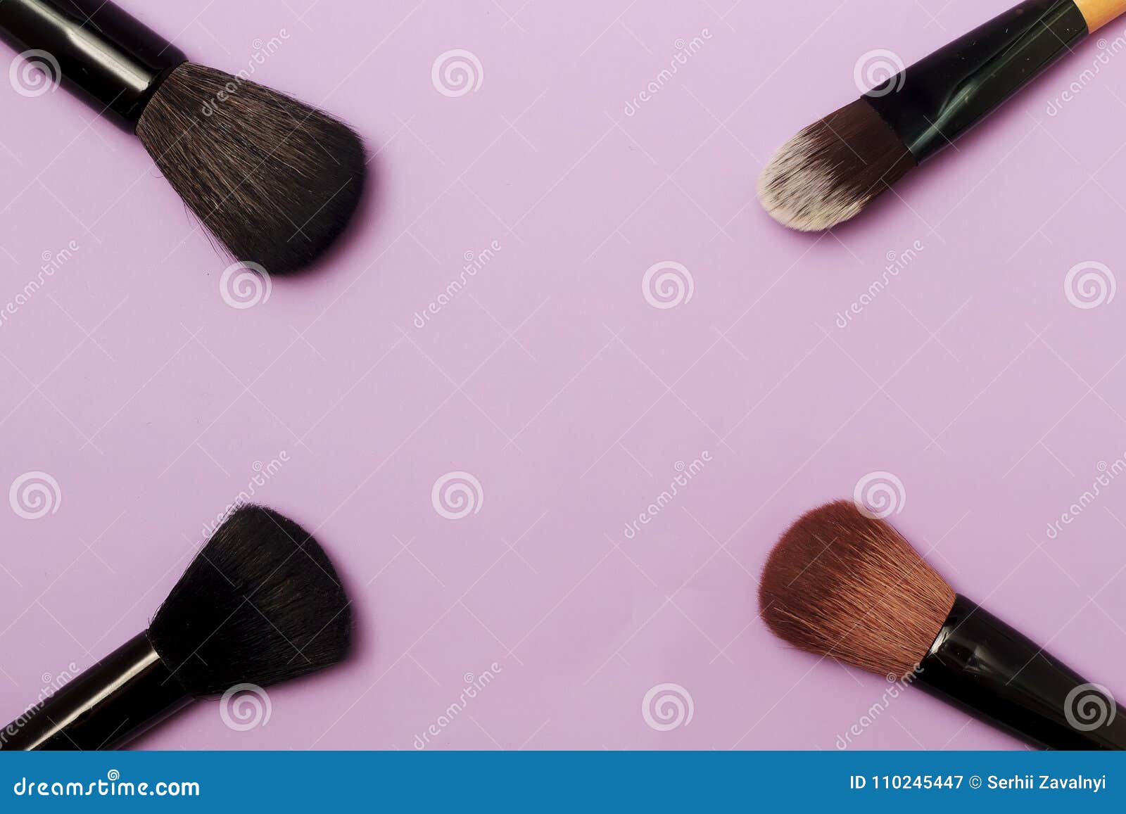 Professional Makeup Brushes and Tools, Make-up Products Set Stock Image ...