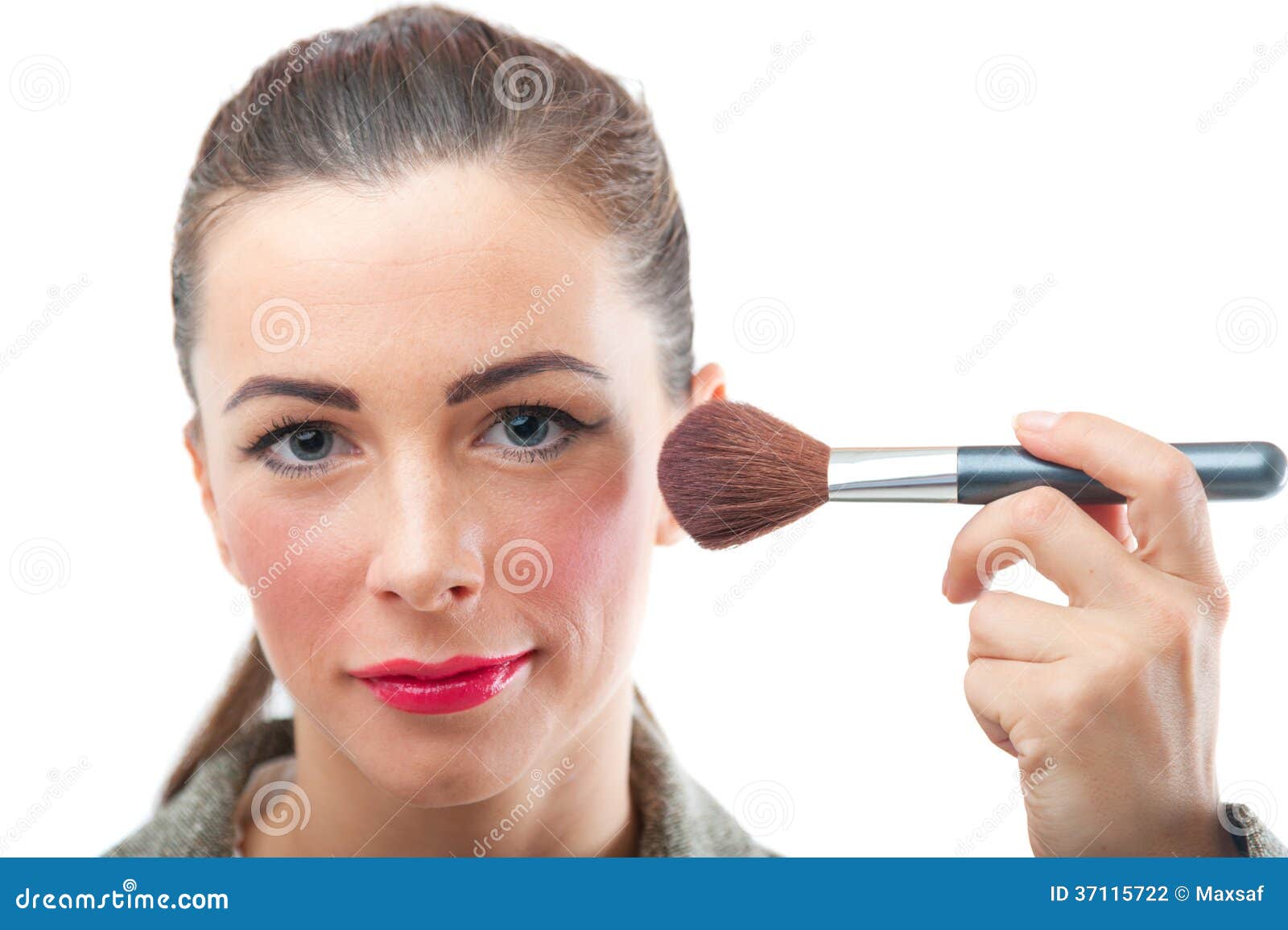 Professional Makeup of Business Woman Stock Photo - Image of face, body ...