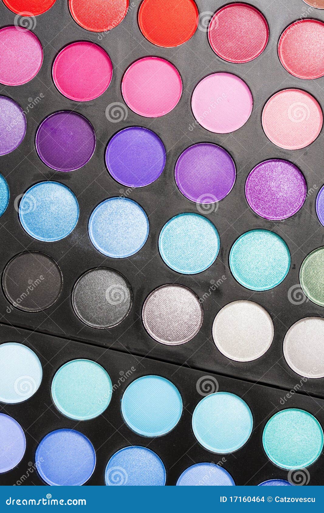 Professional Makeup Eyeshadow Palette Stock Photo - Image of beauty ...
