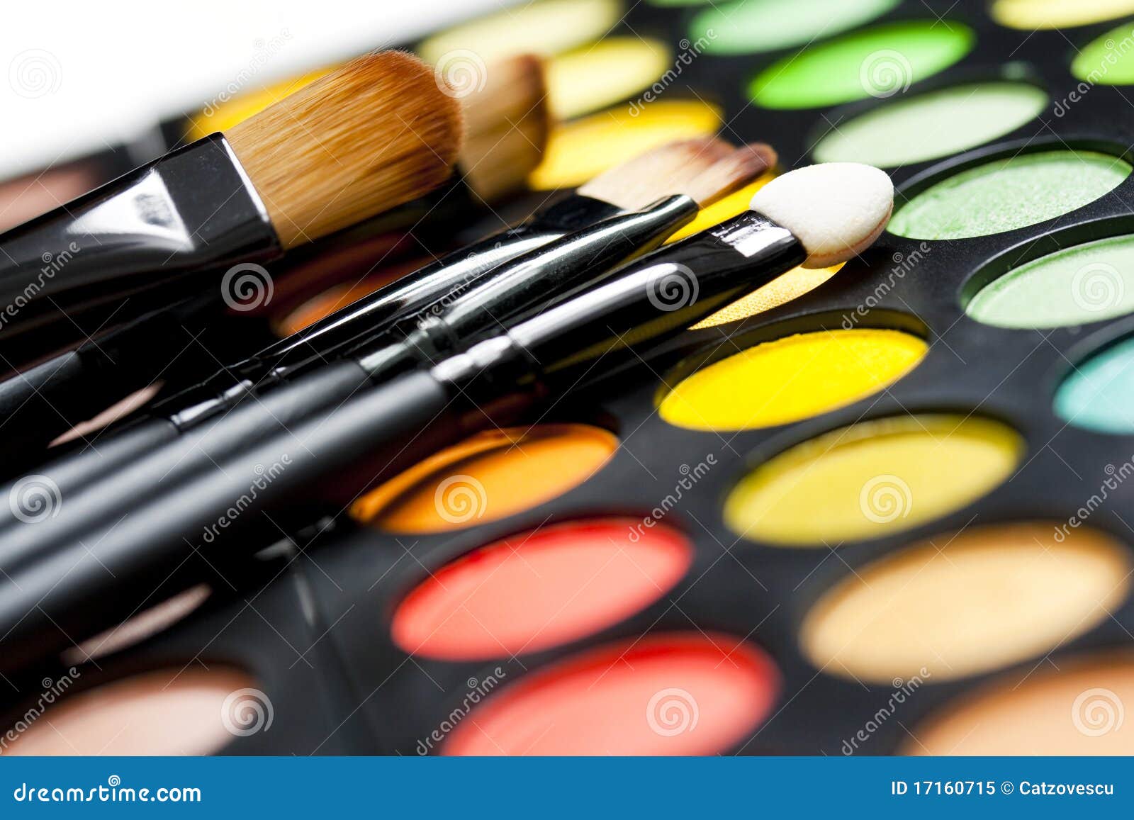 Professional Makeup Palette Stock Image - Image of matte, colour: 17160715