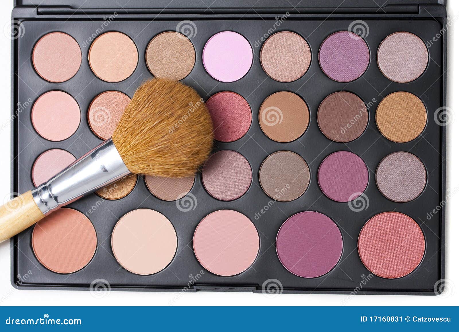 Professional Makeup Palette Stock Image - Image of shimmery, make: 17160831