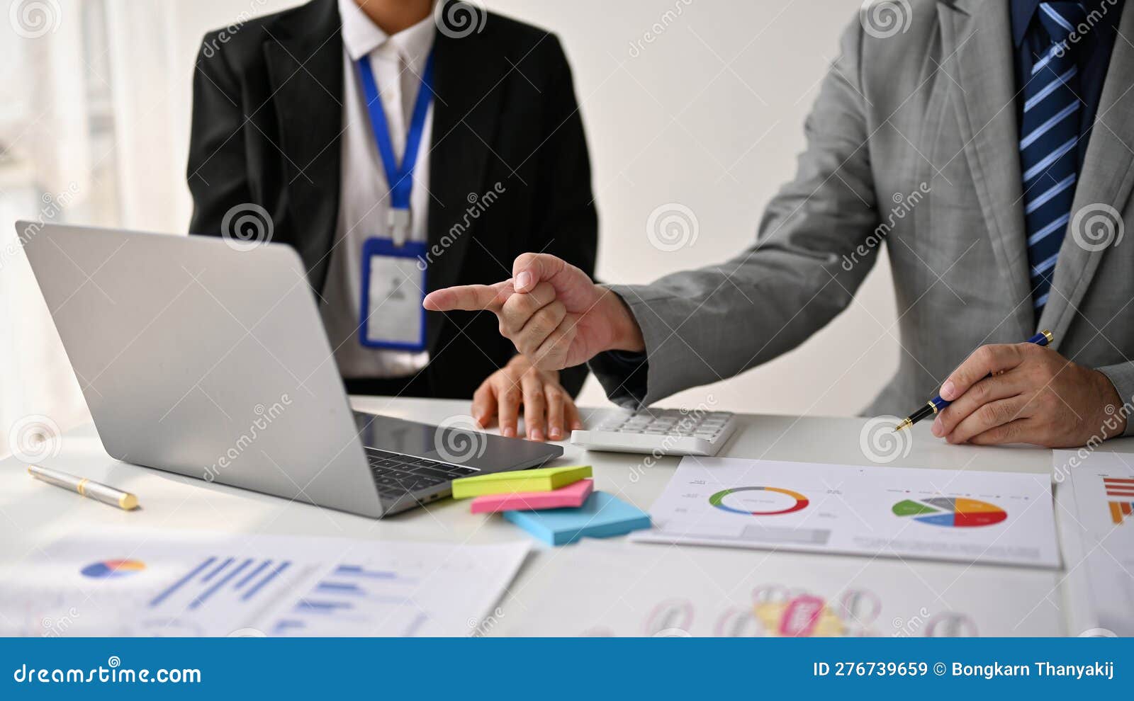 Professional Male Boss Explaining the Project and Discussing a Strategy ...