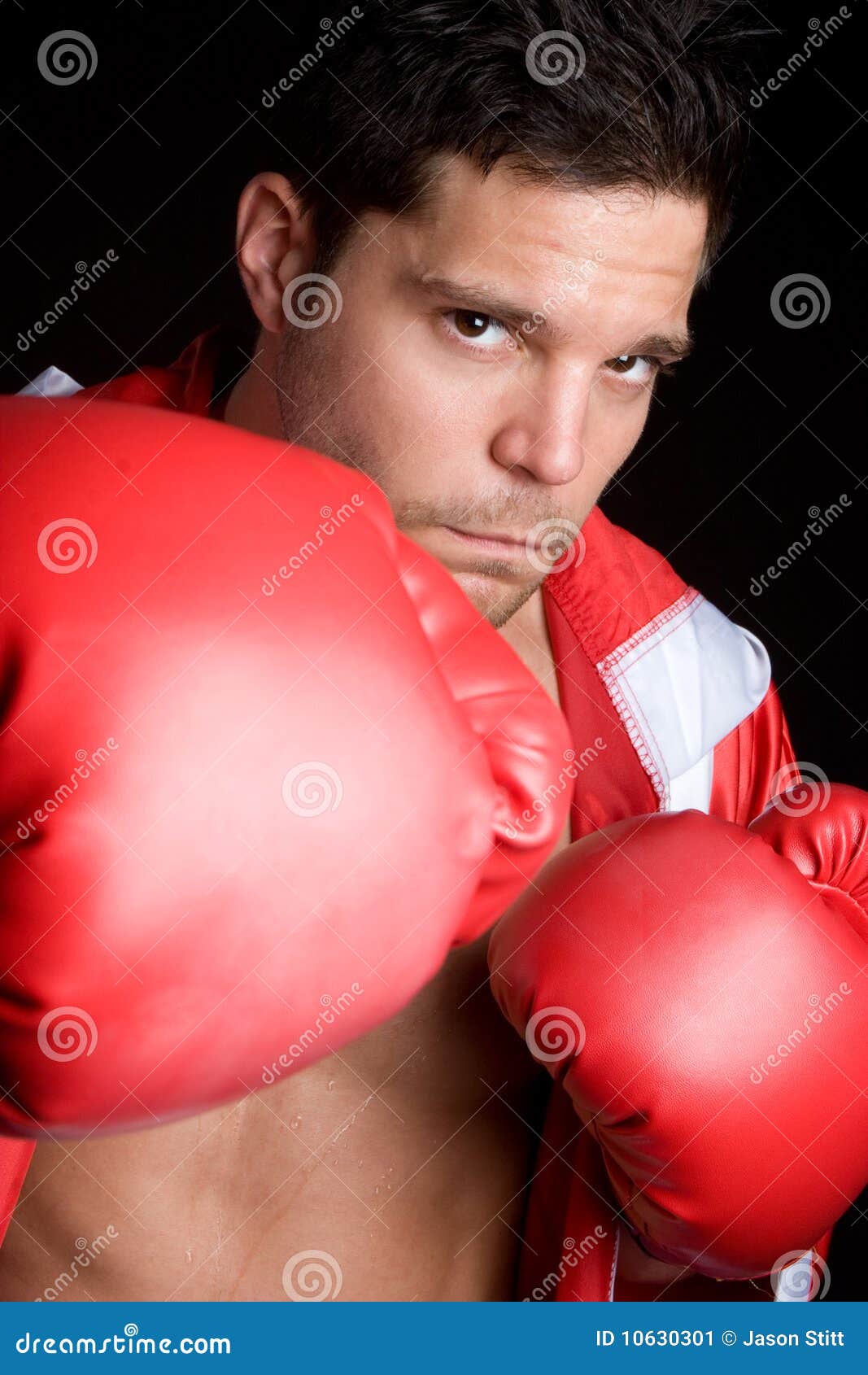Professional Male Boxer stock image. Image of fight, punching - 10630301