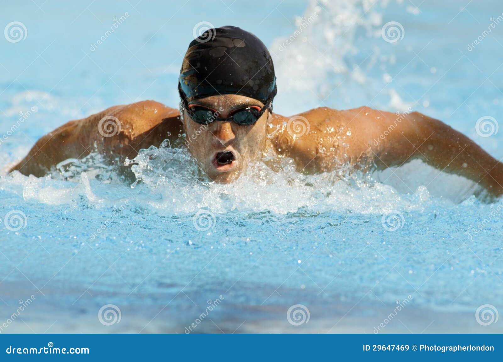 Professional Male Swimmer Royalty-Free Stock Photography ...