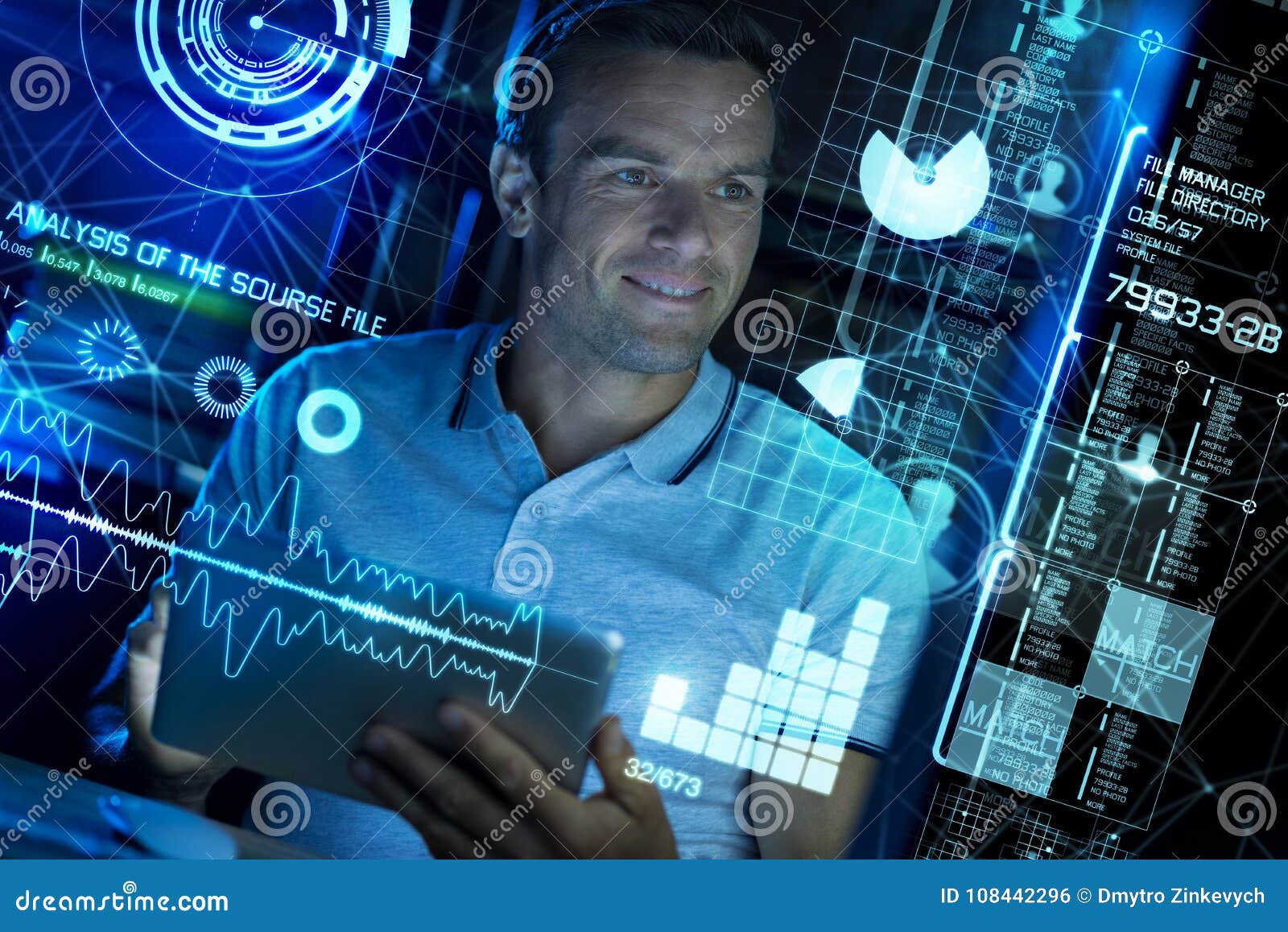 Professional it Man Developing Technologies Stock Photo - Image of ...