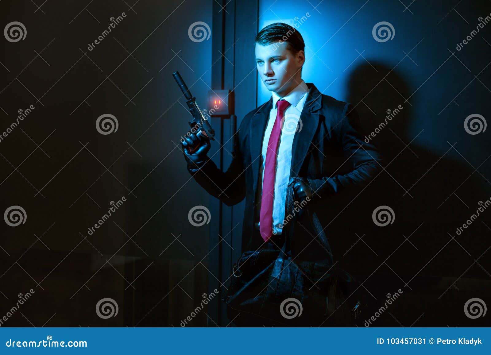 Professional Man is a Killer. Stock Image - Image of delinquent, killer ...