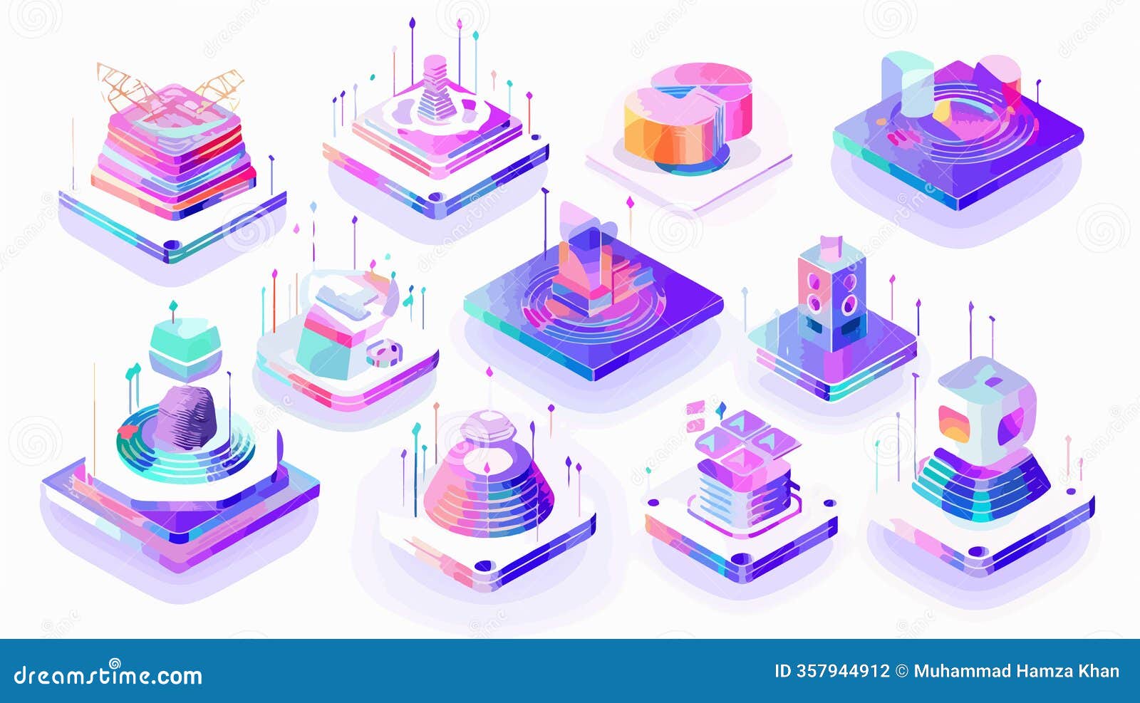 Professional Management System Abstract Concept Vector Illustration ...
