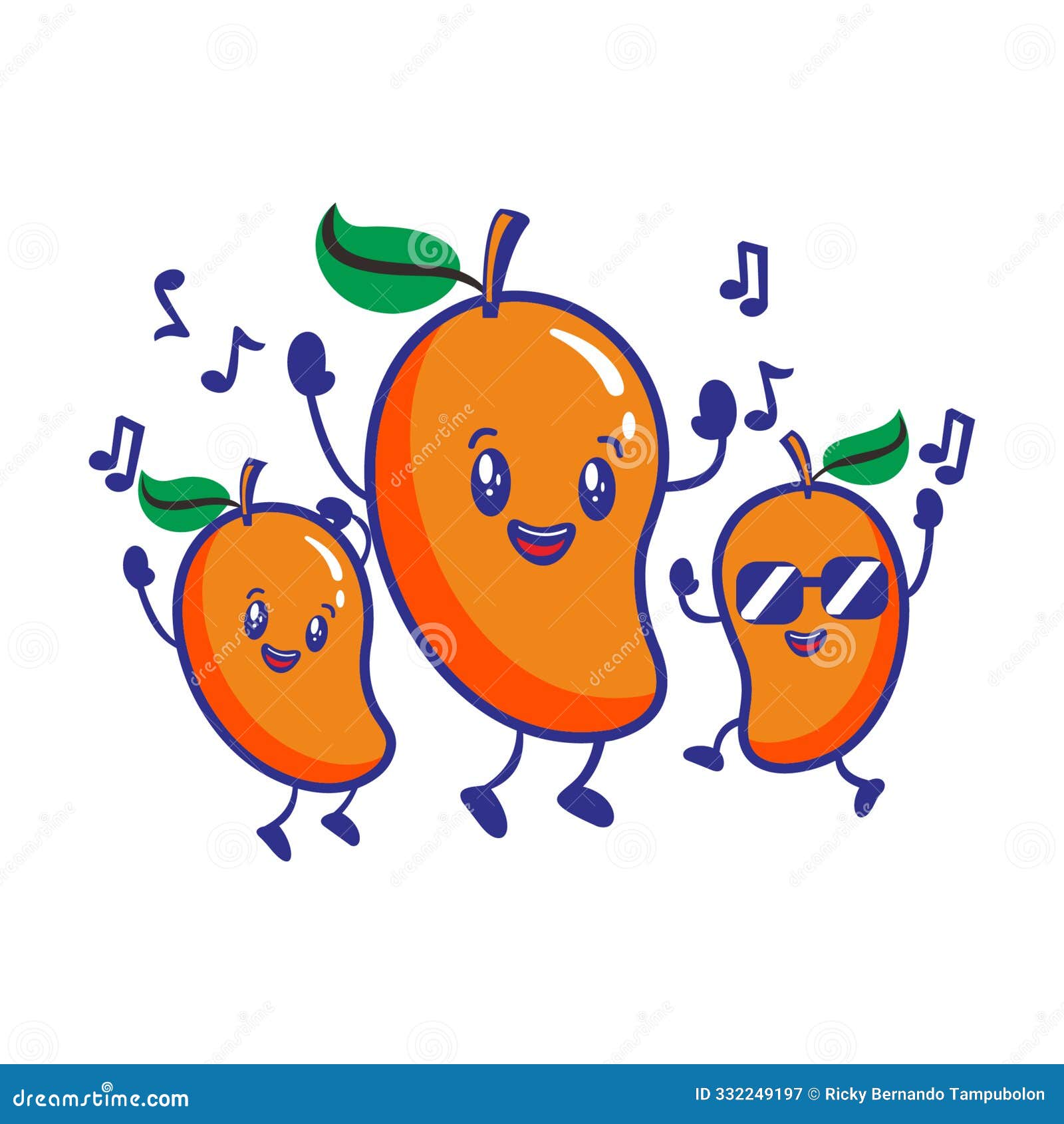 Professional Mango Dance Vector Image Stock Illustration - Illustration ...