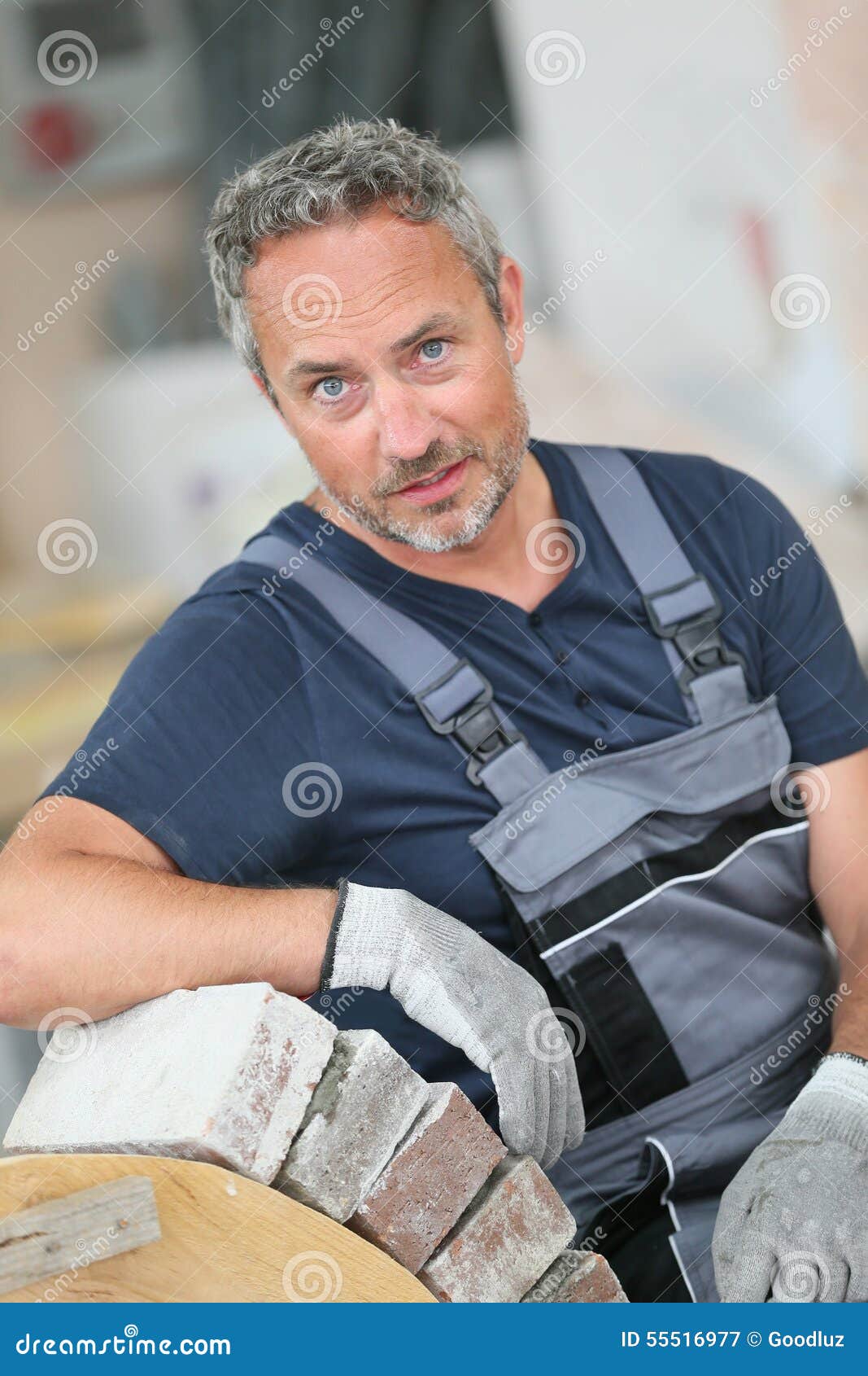 Professional mason at work stock image. Image of adult - 55516977