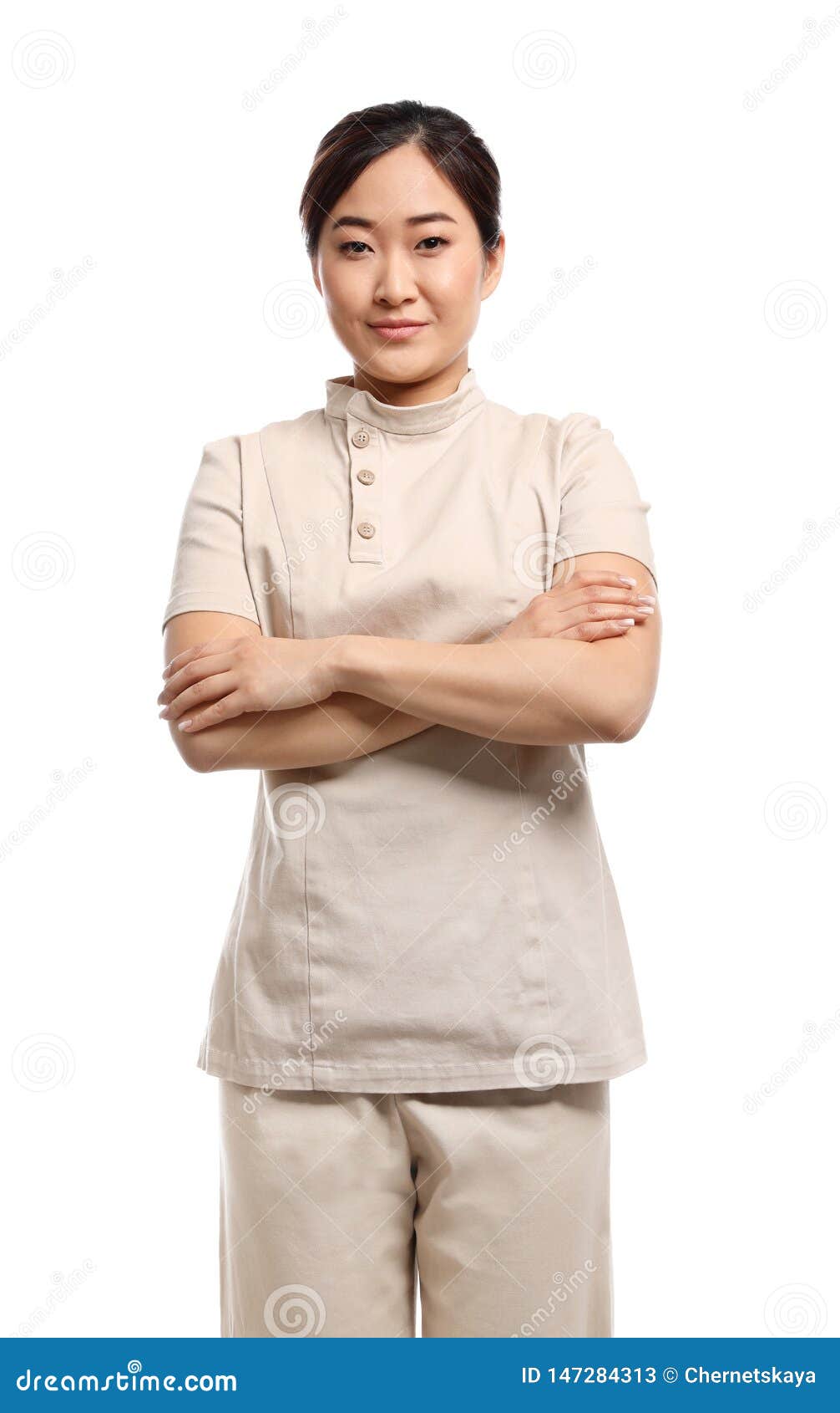 Professional Masseuse in Spa Uniform Stock Image - Image of lifestyle ...