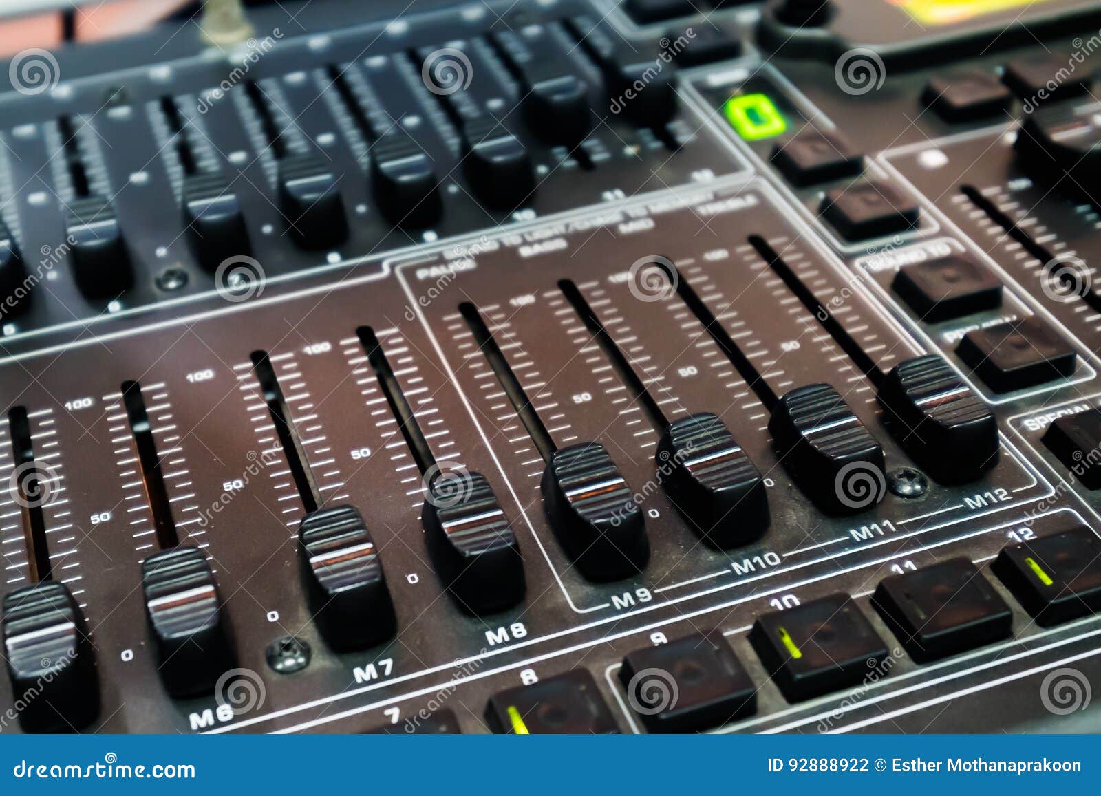 A Professional Media Switchboard System Stock Photo - Image of forward ...