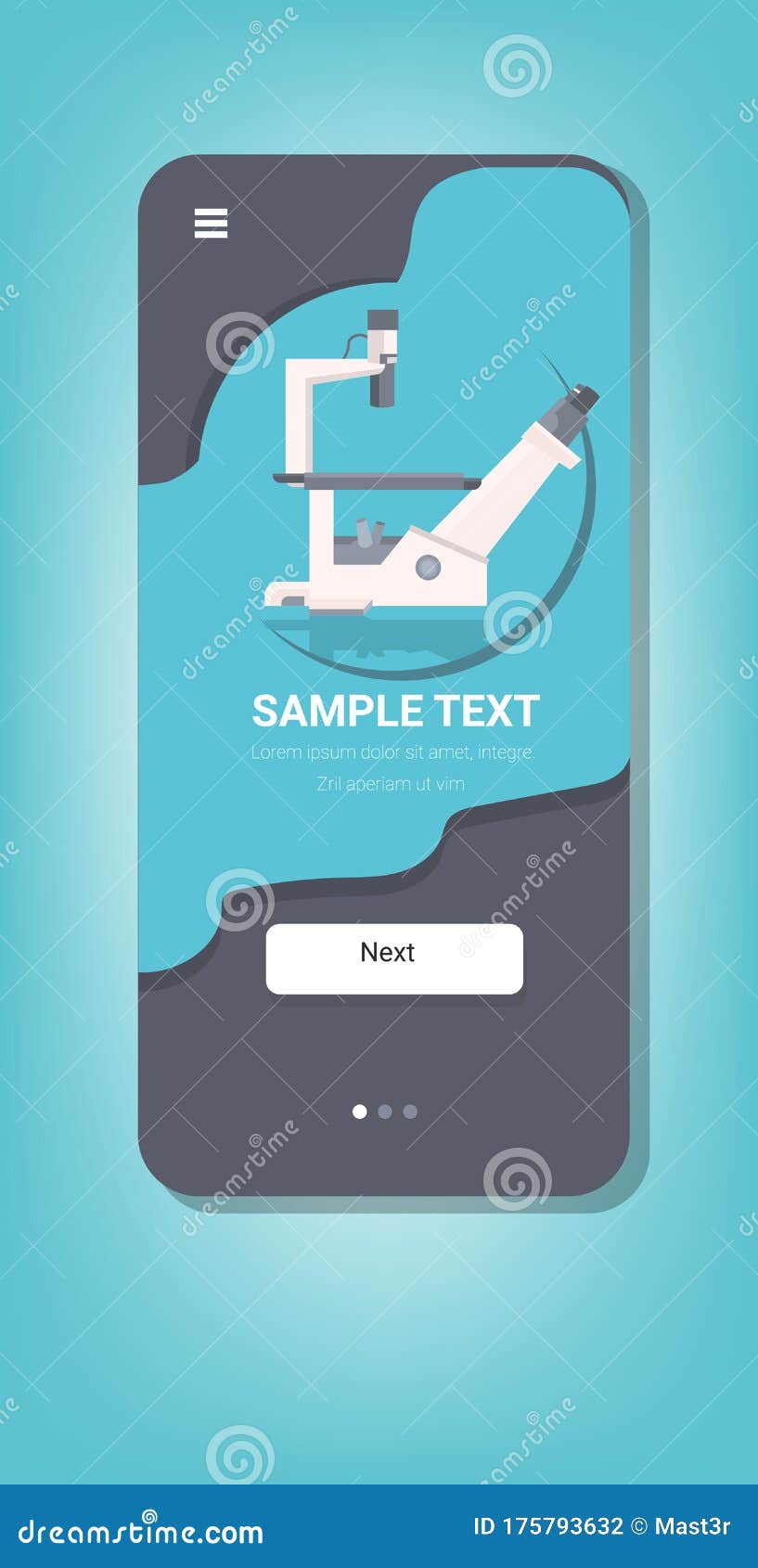 Professional Medical Laboratory Microscope Scientific Research Concept ...