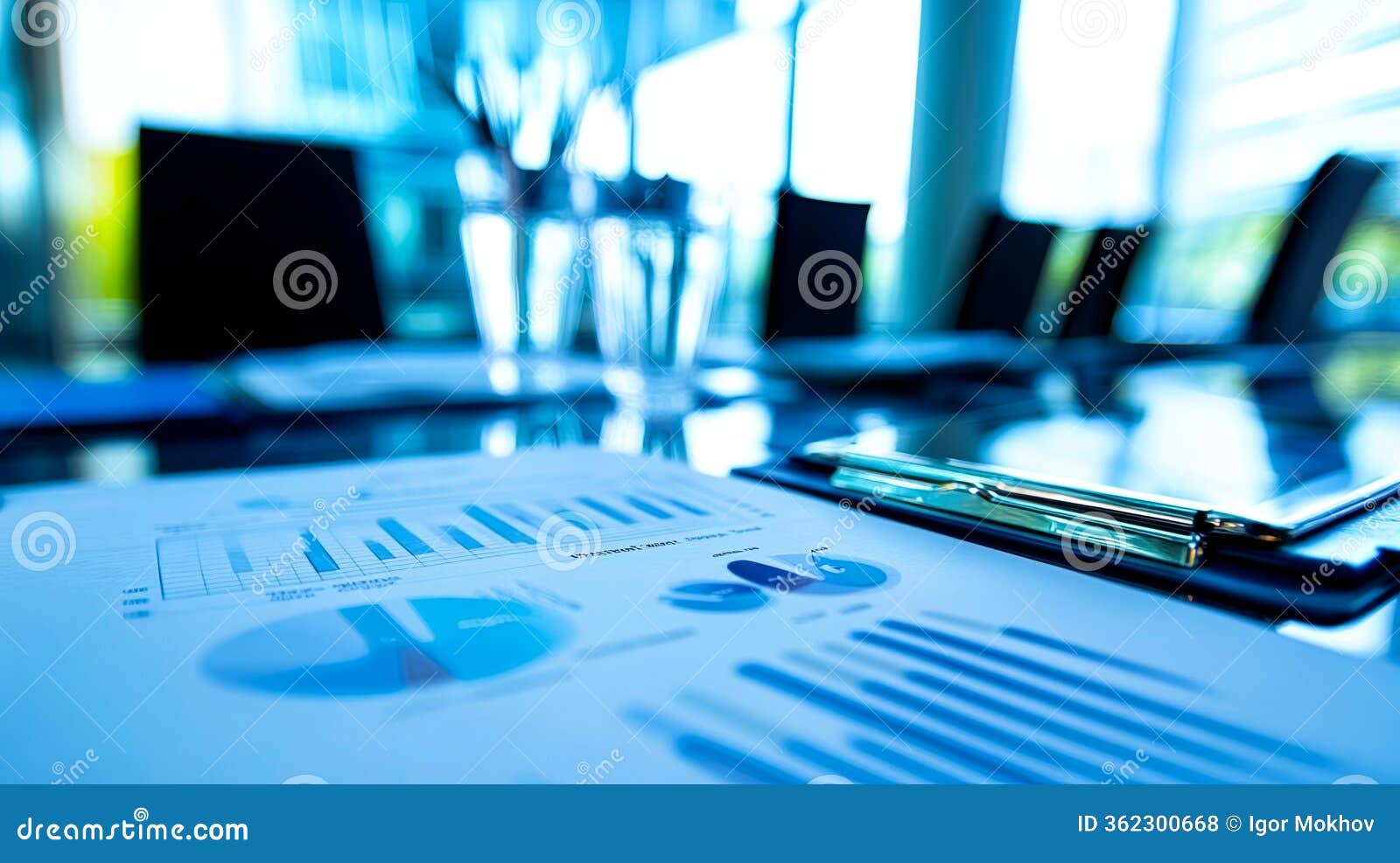 A Professional Meeting Room Setup for Discussing Financial Planning ...