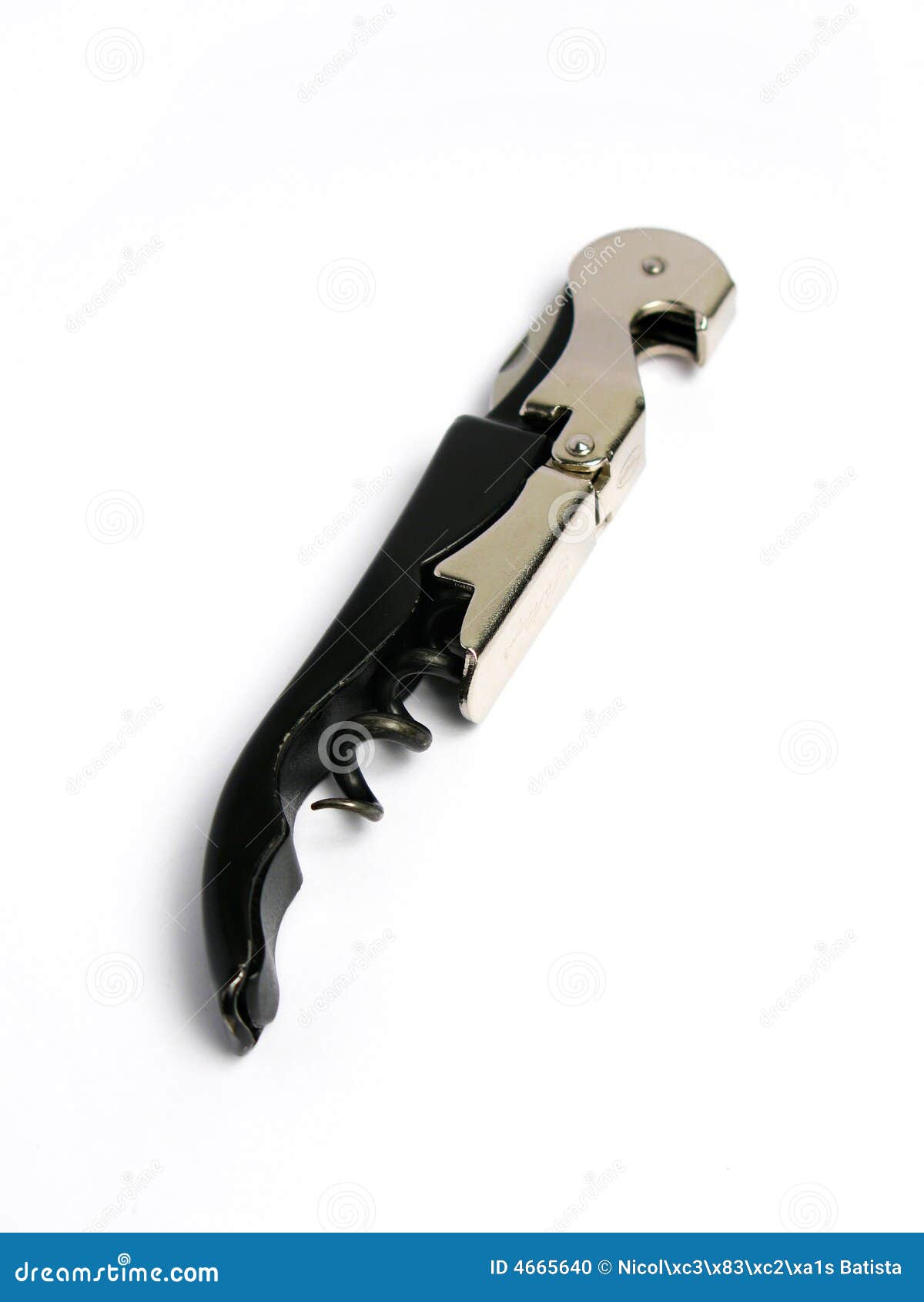 Professional metal cork stock photo. Image of uncorking - 4665640