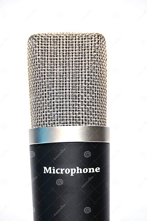 Professional Microphone stock photo. Image of confidence - 15279898