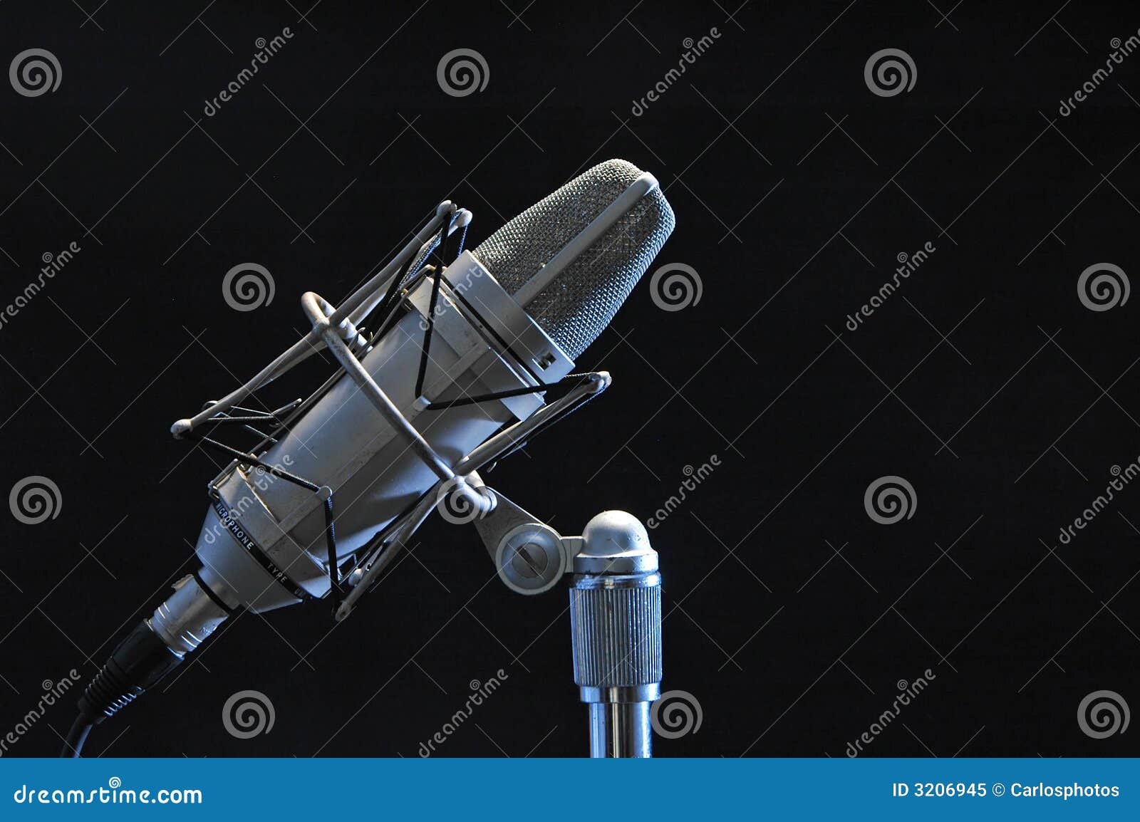 Professional microphone stock image. Image of sound, microphone - 3206945