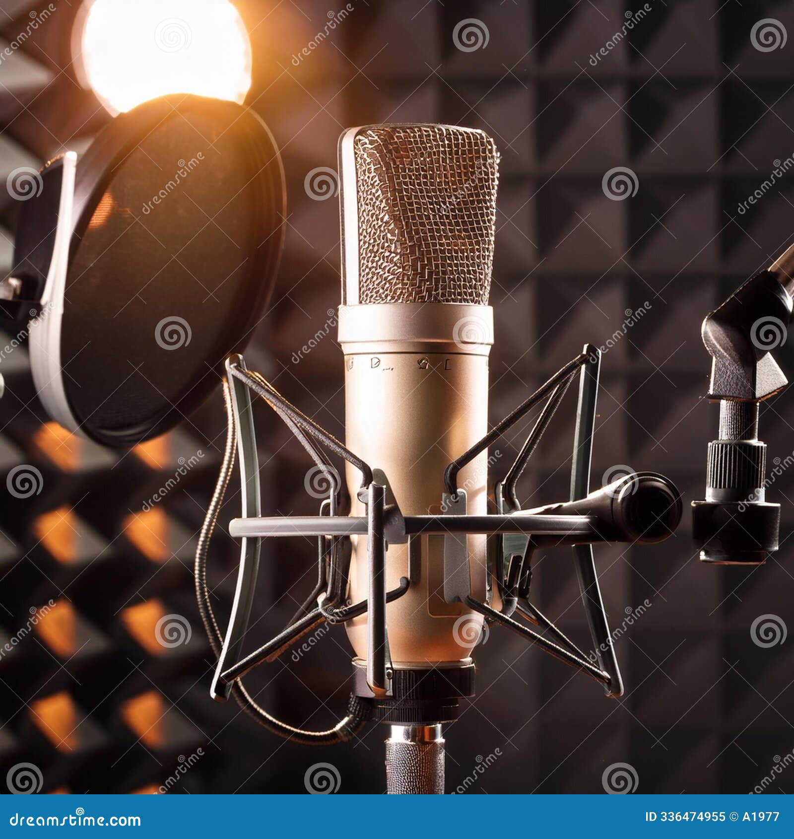 Professional Microphone, AI Generated Stock Illustration - Illustration ...