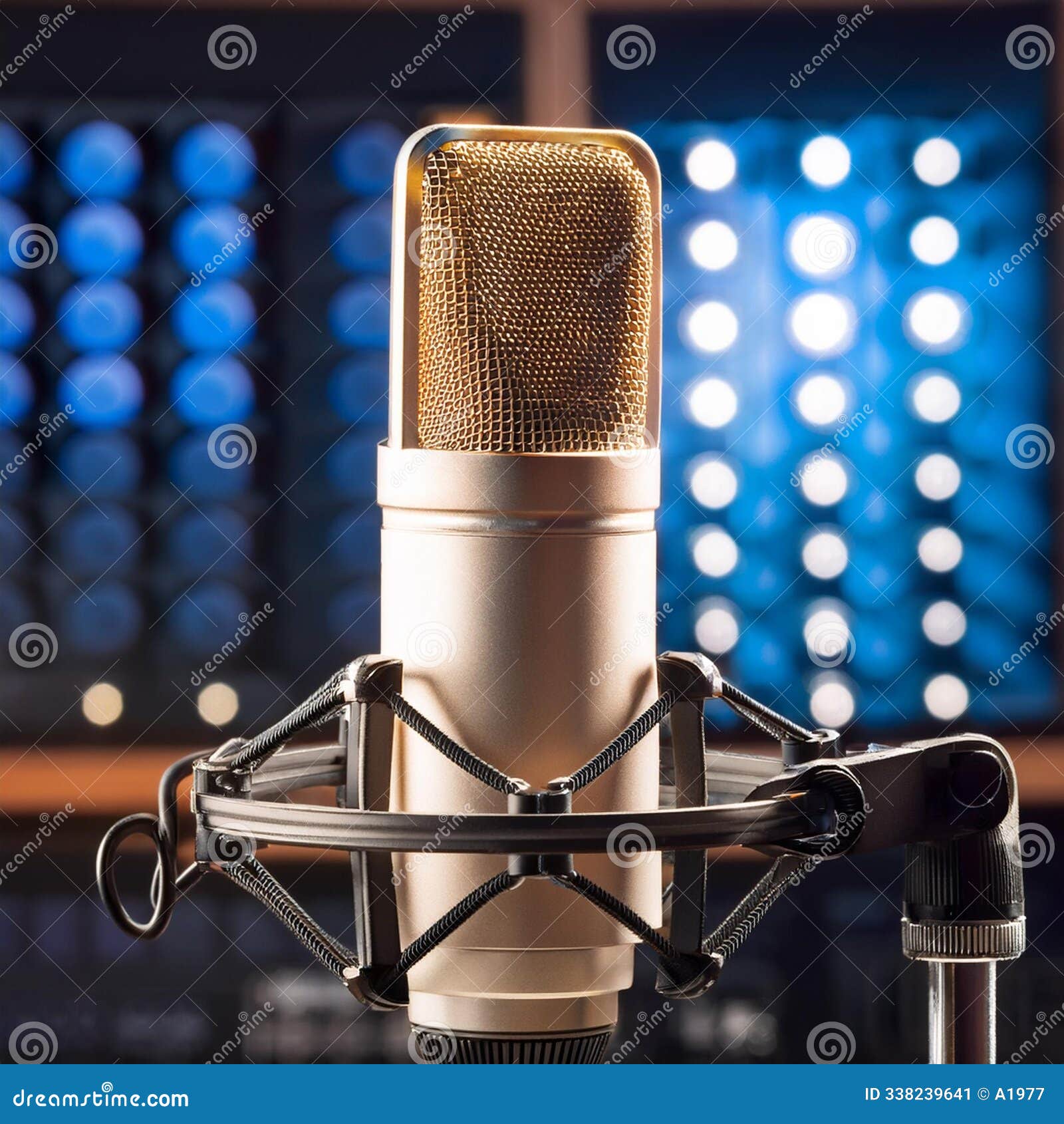 Professional Microphone, AI Generated Stock Illustration - Illustration ...
