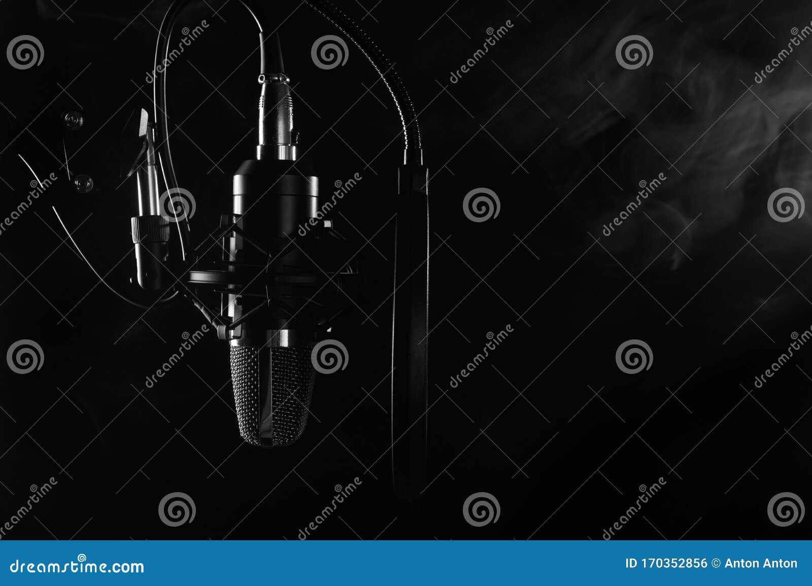Professional Microphone in Recording Studio, Professional Studio ...