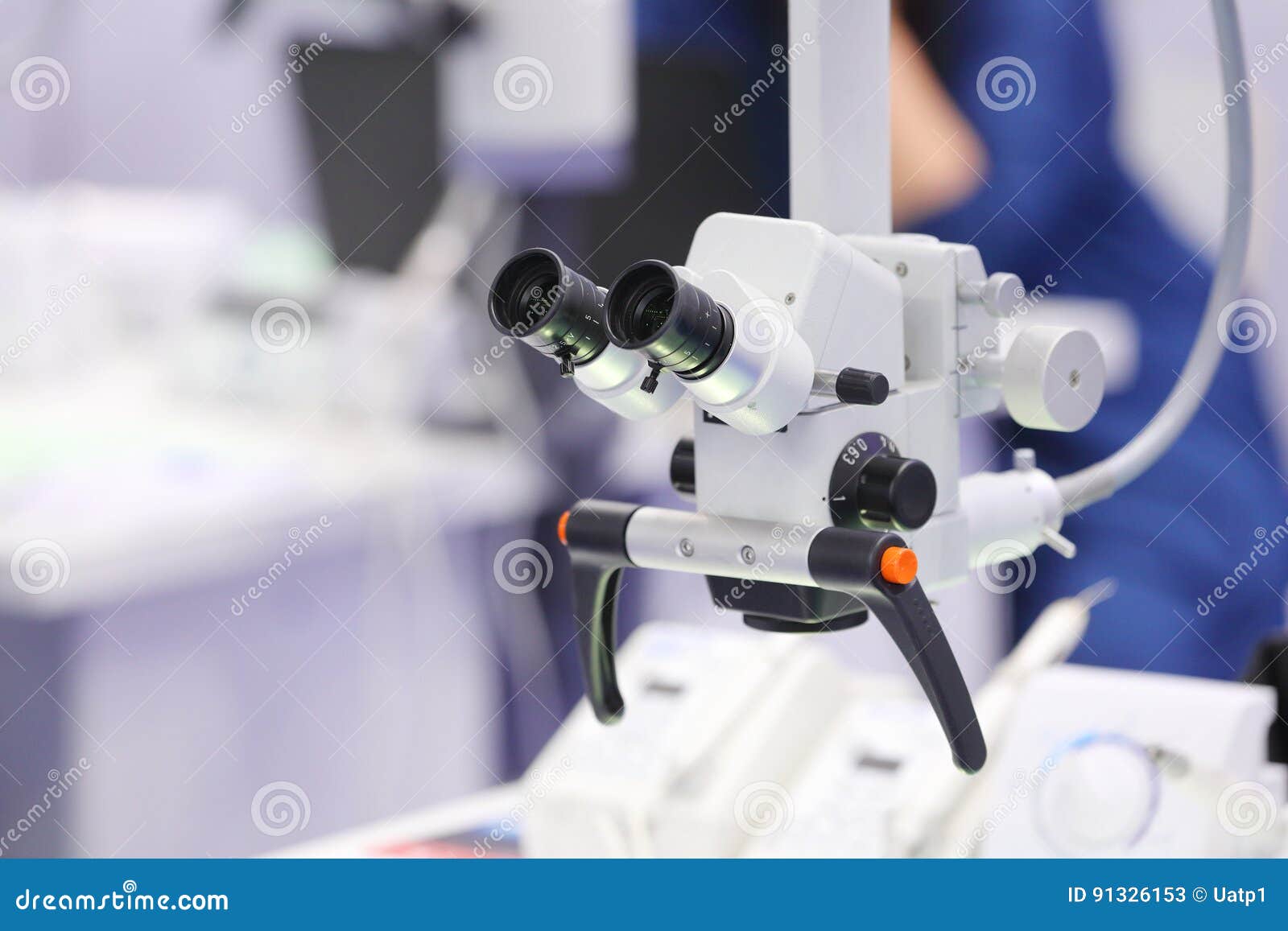 Professional microscope stock image. Image of analyse - 91326153