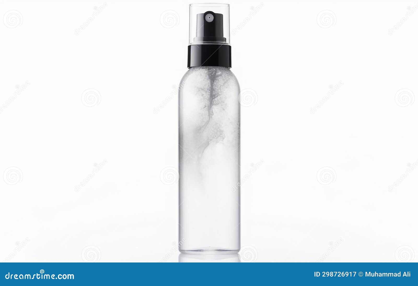 Professional Mist Application on White Background Stock Illustration ...