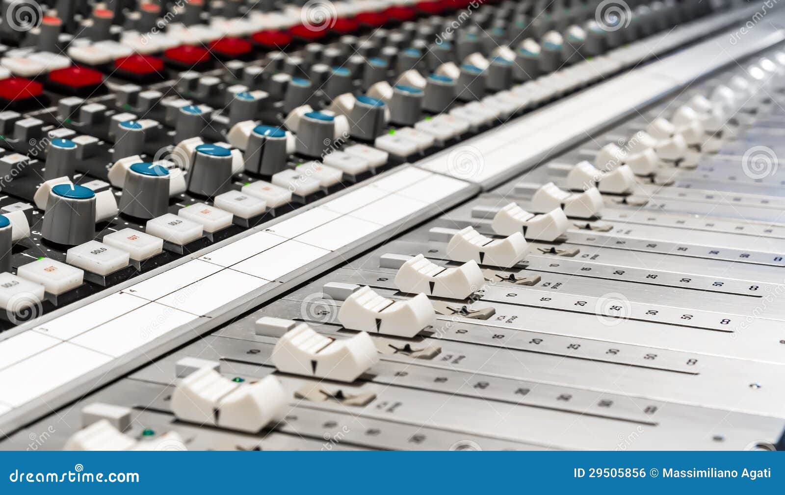 Professional Mixer for Audio Mixing Stock Photo - Image of industry ...