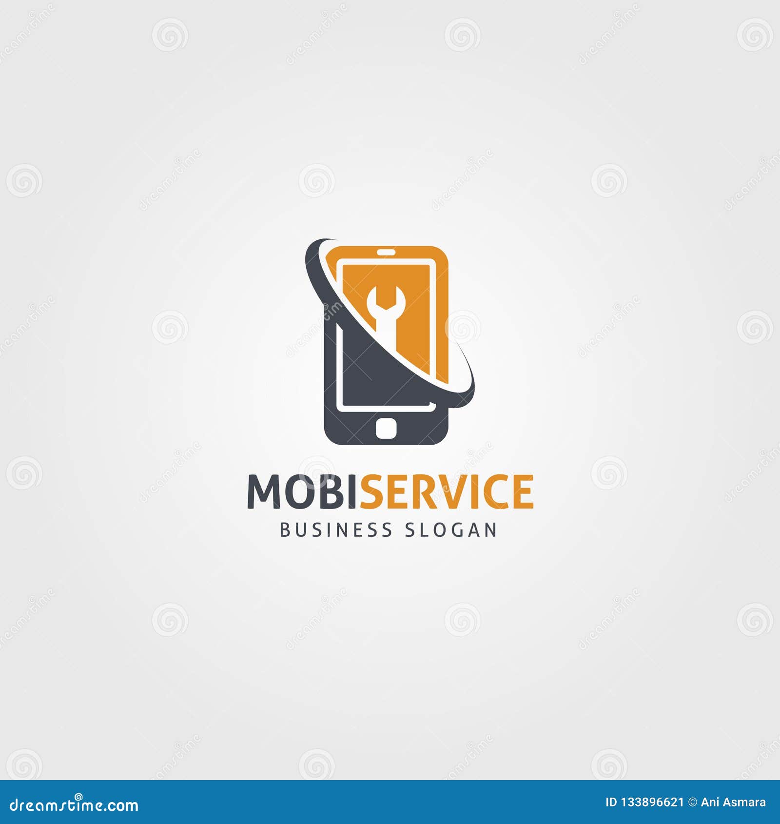 Mobile Service Logo Template Stock Vector - Illustration of company ...