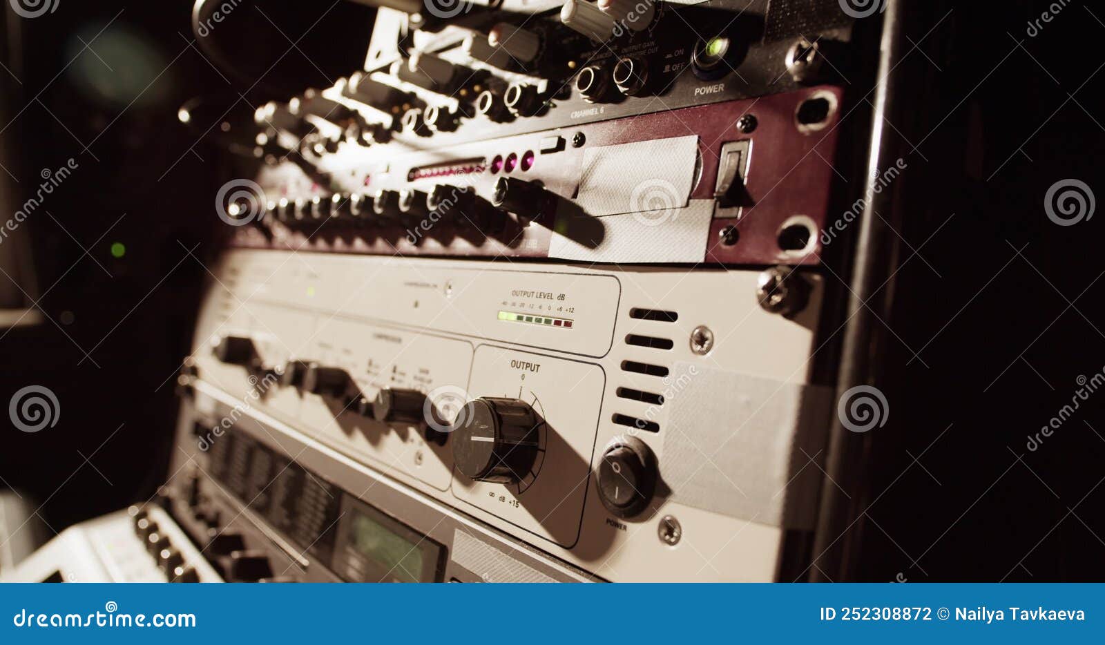 Music Equipment in Recording Studio Stock Footage - Video of creative ...