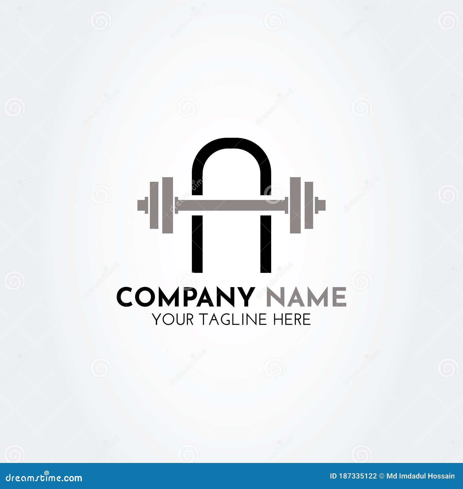 Modern, Creative, Simple a Gym Logo Vector Stock Vector - Illustration ...