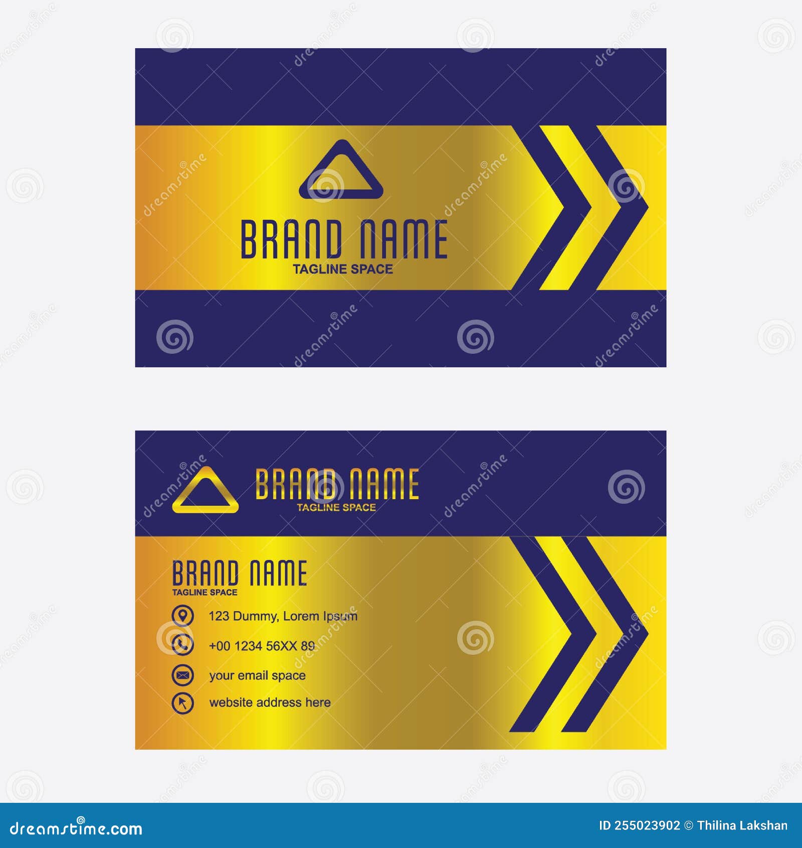 Professional Modern Printable Business Card, Invitation Card Design ...