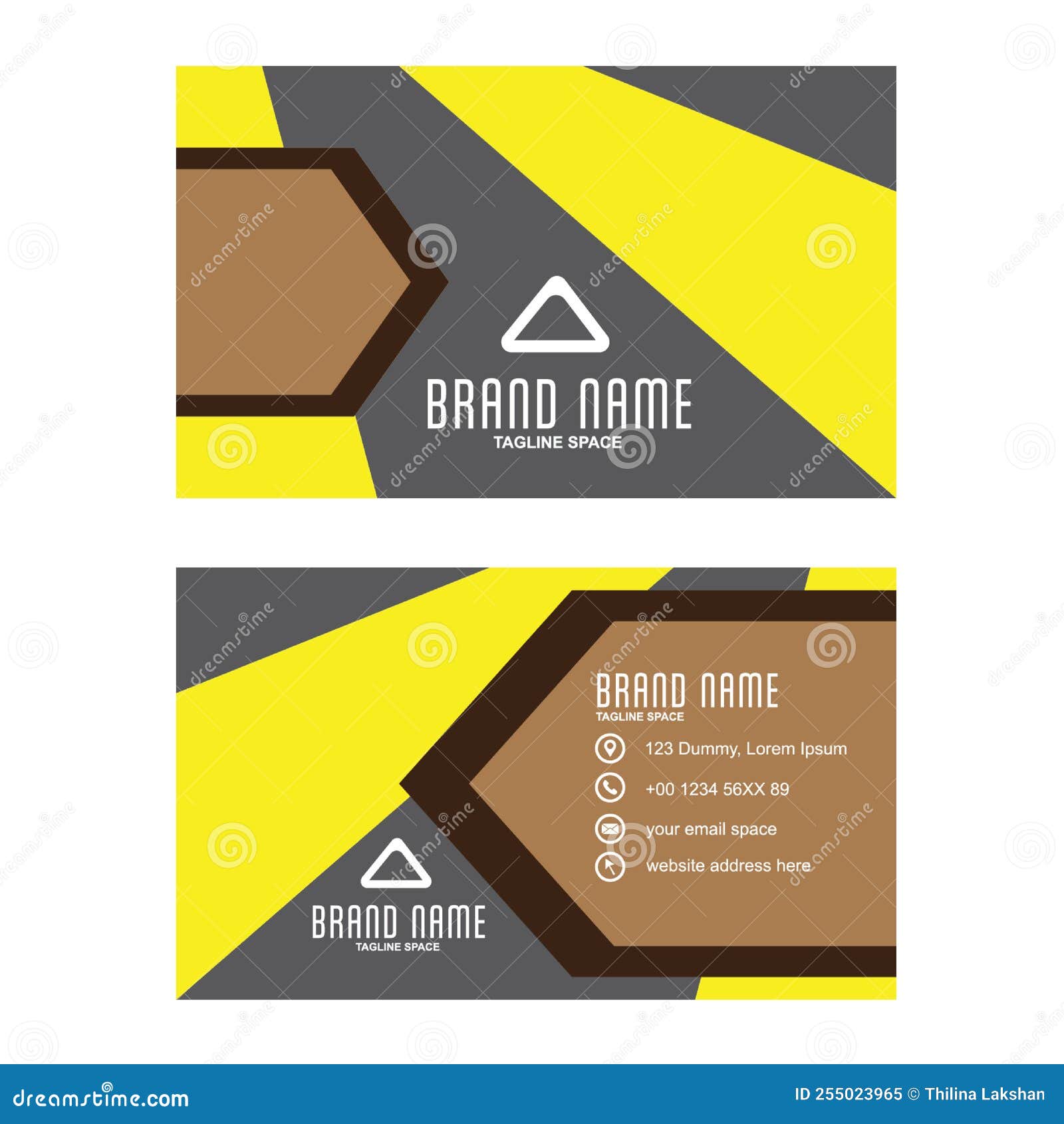 Professional Modern Printable Business Card, Invitation Card Design ...