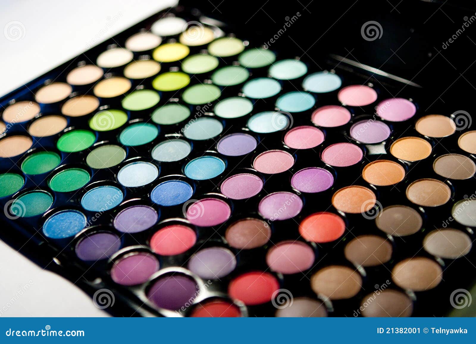 Professional Multicolor Eyeshadow Pale Stock Image - Image of ...