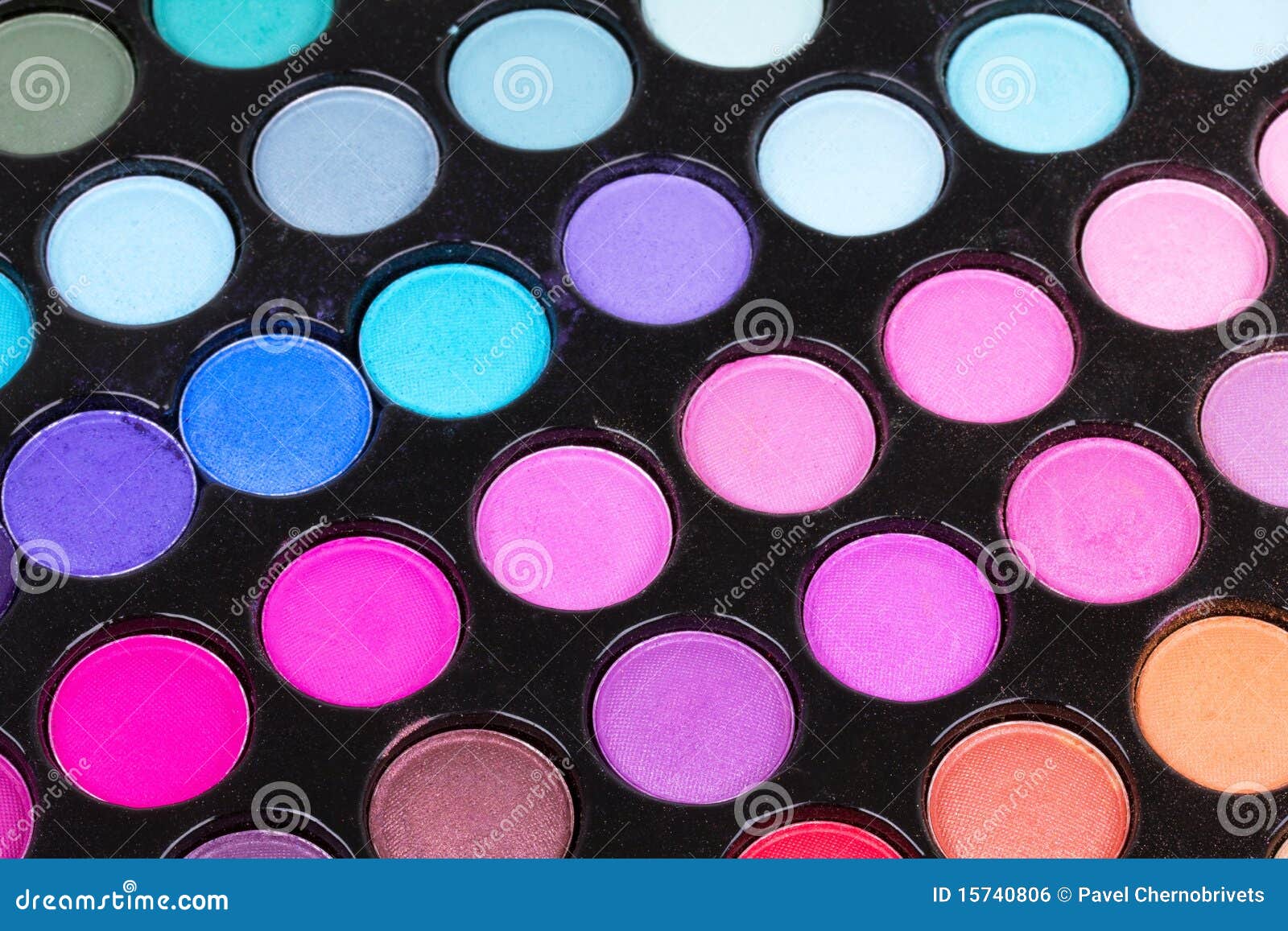 Professional Multicolor Eyeshadows Palette, Stock Photo - Image of ...