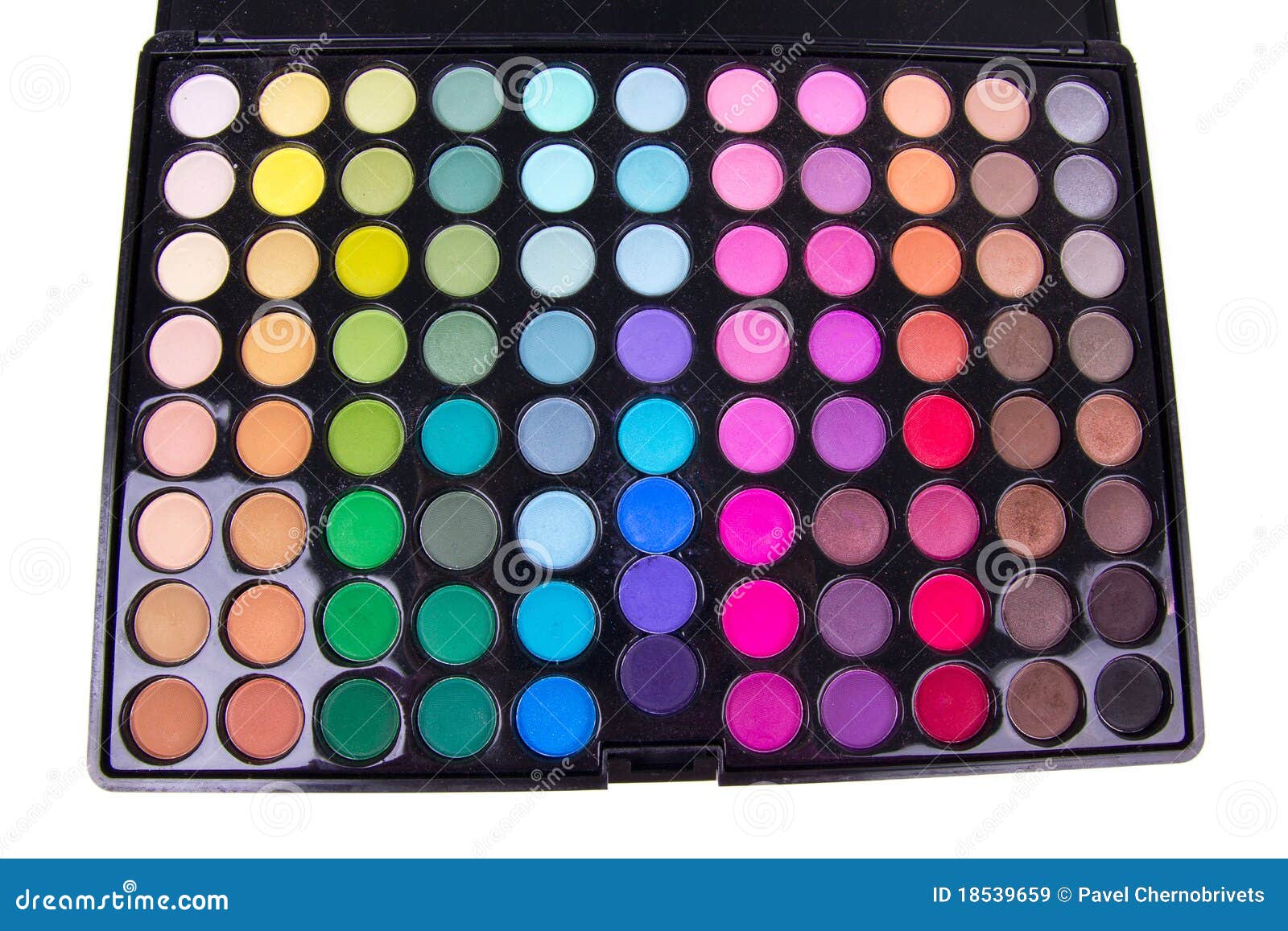 Professional Multicolour Eyeshadows Palette Stock Image - Image of ...