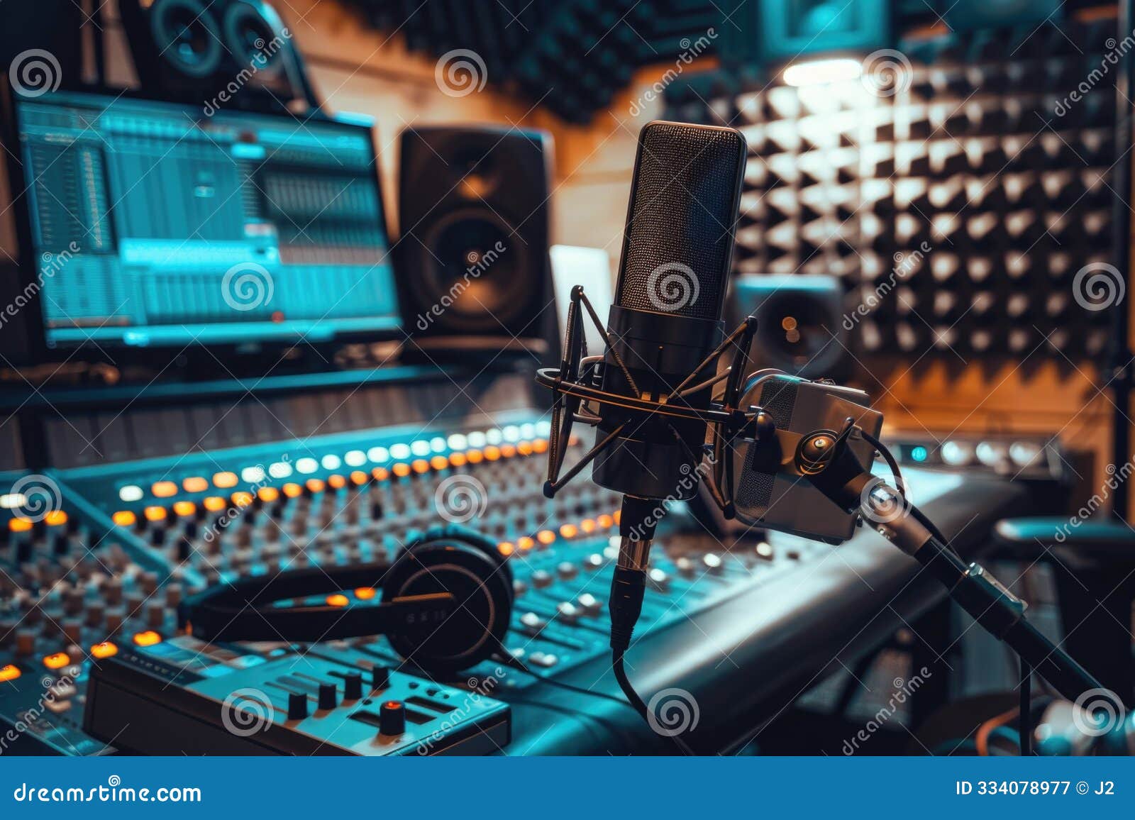 Professional Music Recording Studio with Modern Equipment and ...