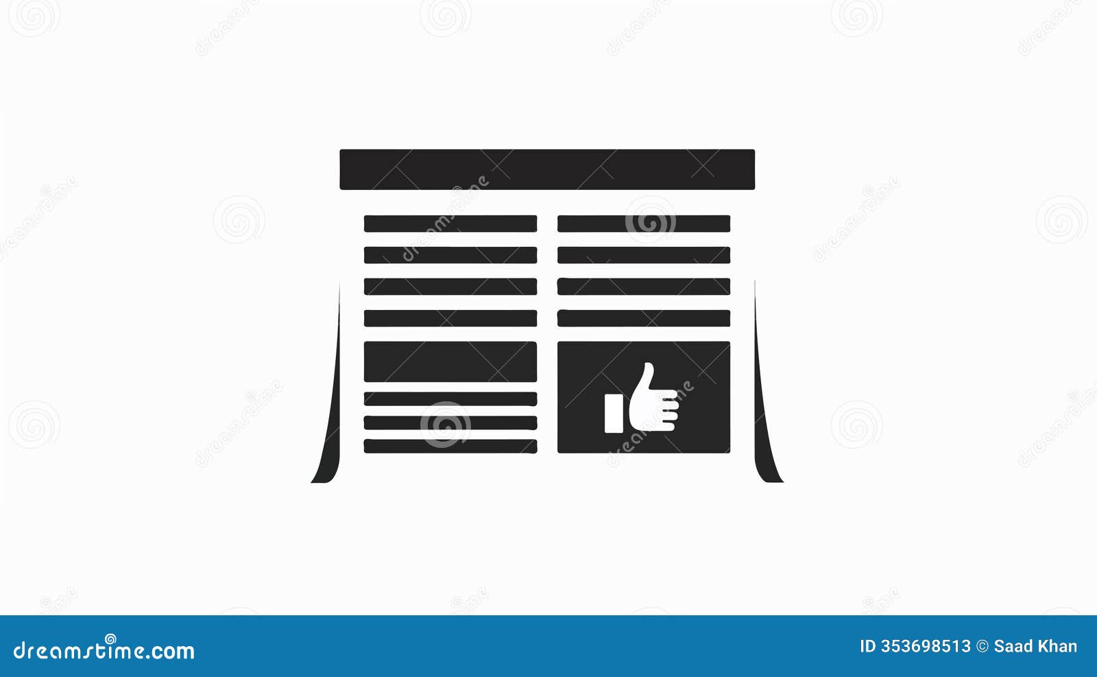 Professional Newspaper Icon for Effective Communication and Media ...