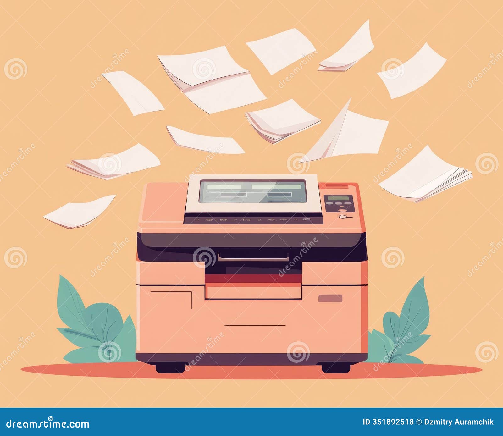 A Professional Office Copier and Multifunction Printer for Printing ...