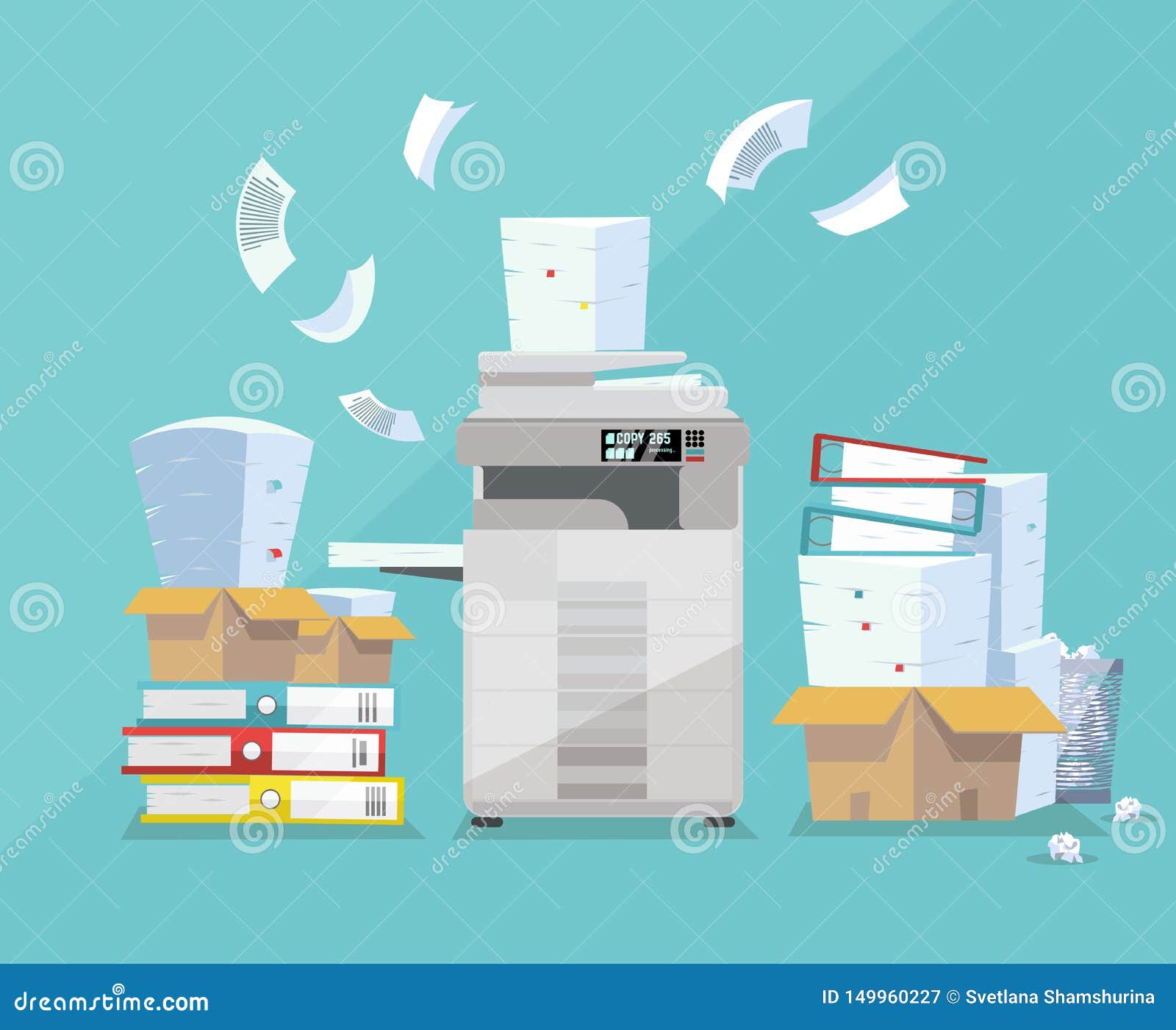 Professional Office Copier, Multifunction Scanner Printer Printing ...