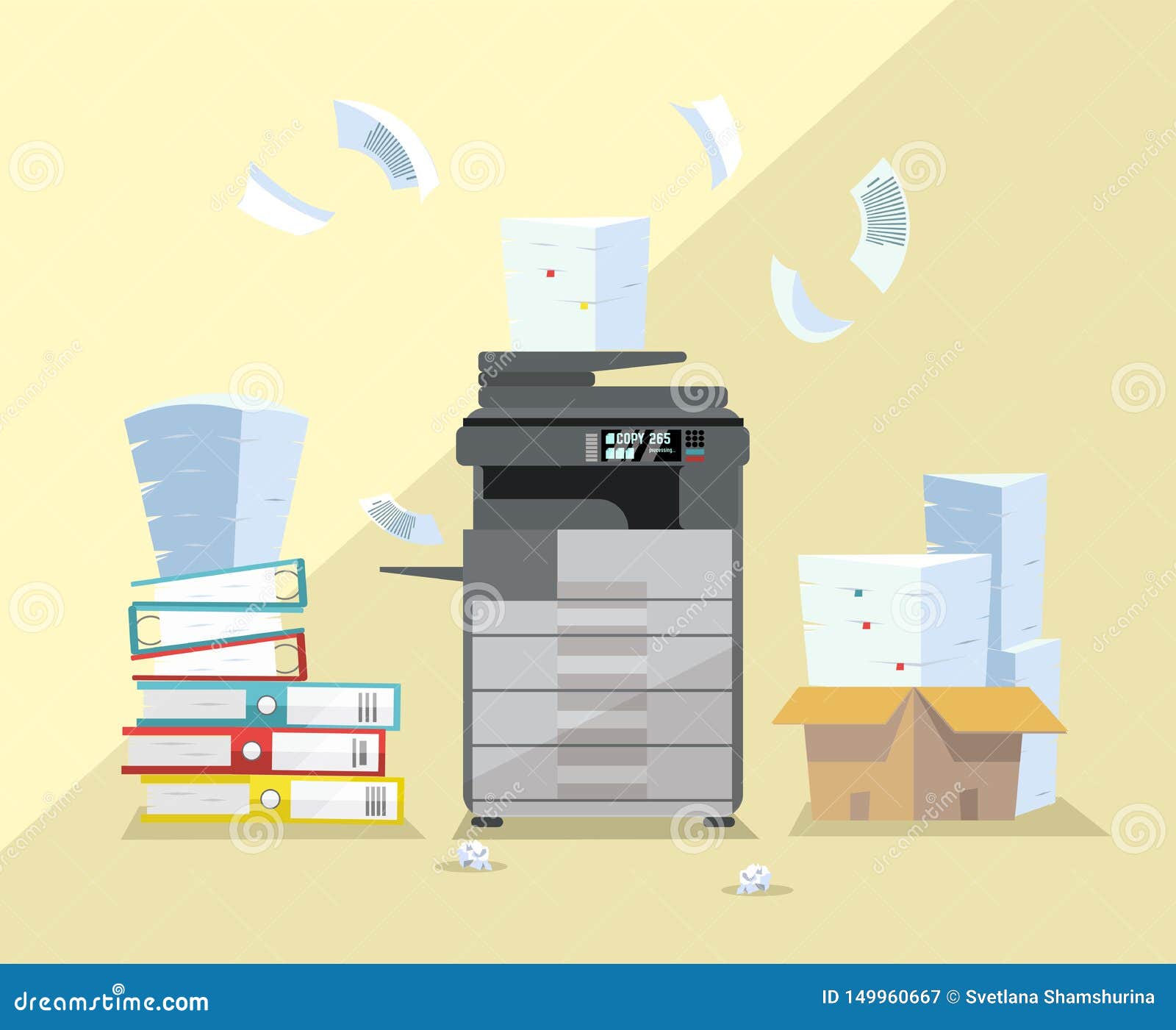 Professional Office Dark Gray Copier, Multifunction Scanner Printer ...