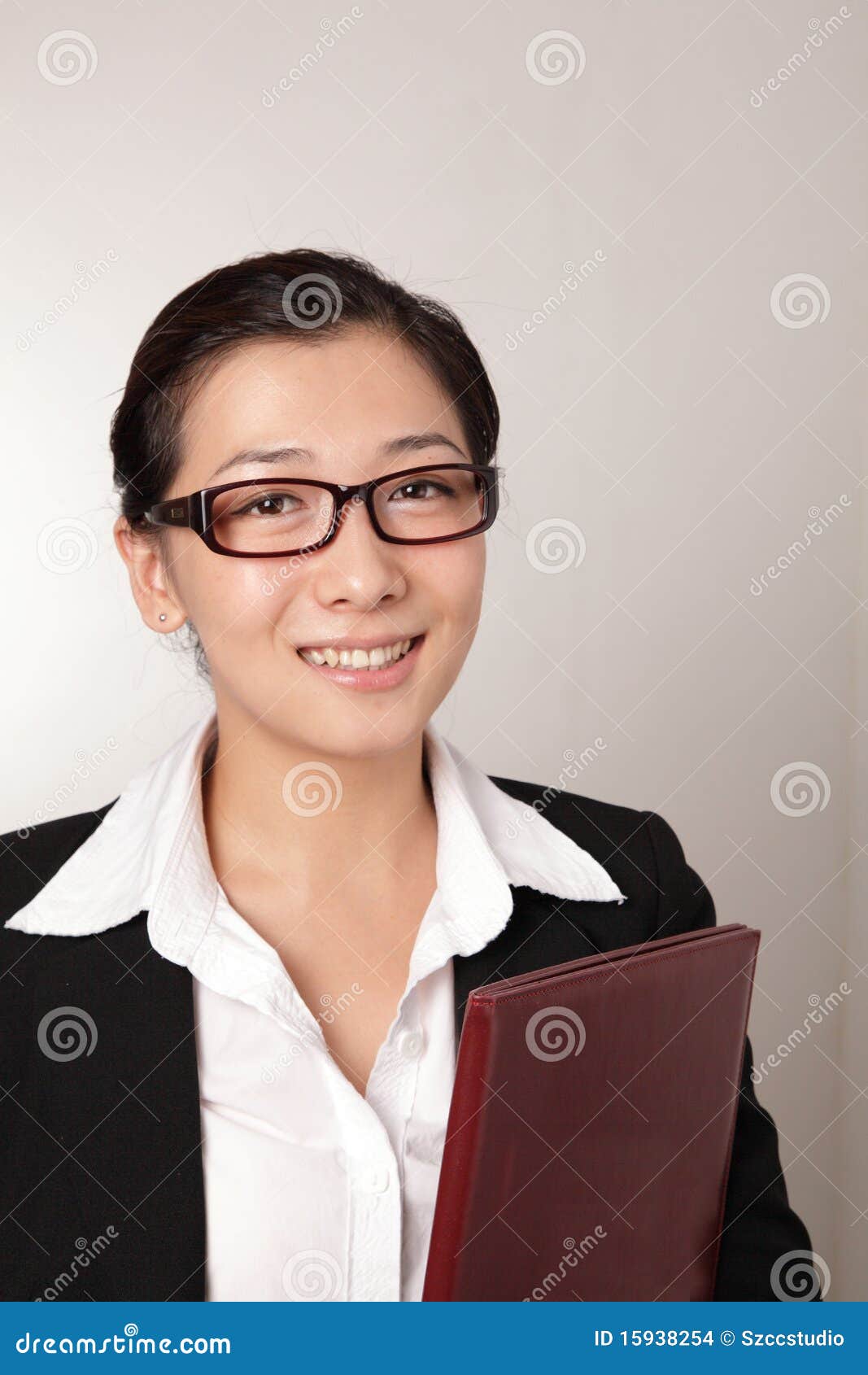 Professional office lady stock photo. Image of chinese - 15938254