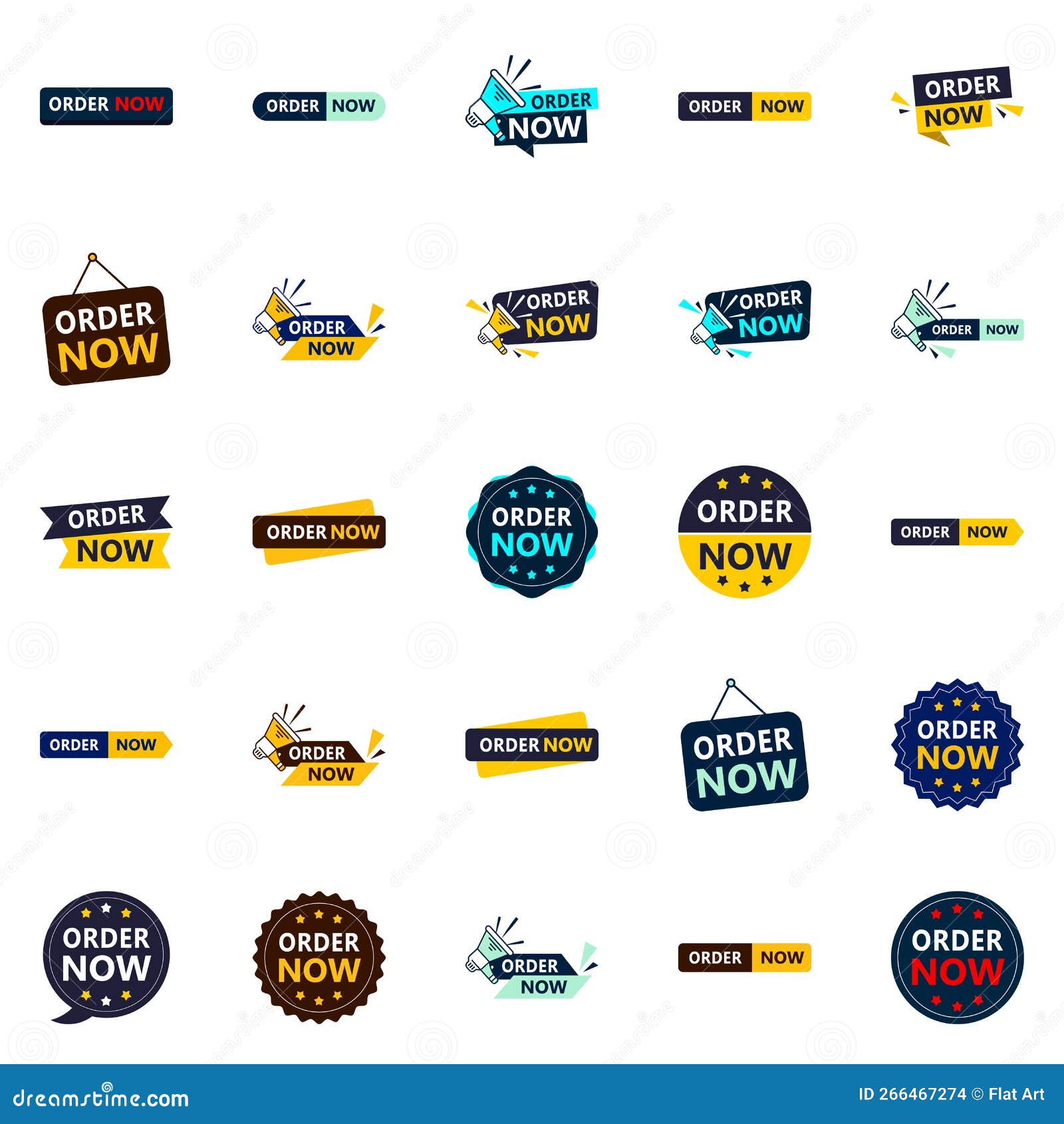 25 Professional Order Now Banners To Elevate Your Brand Stock Vector ...