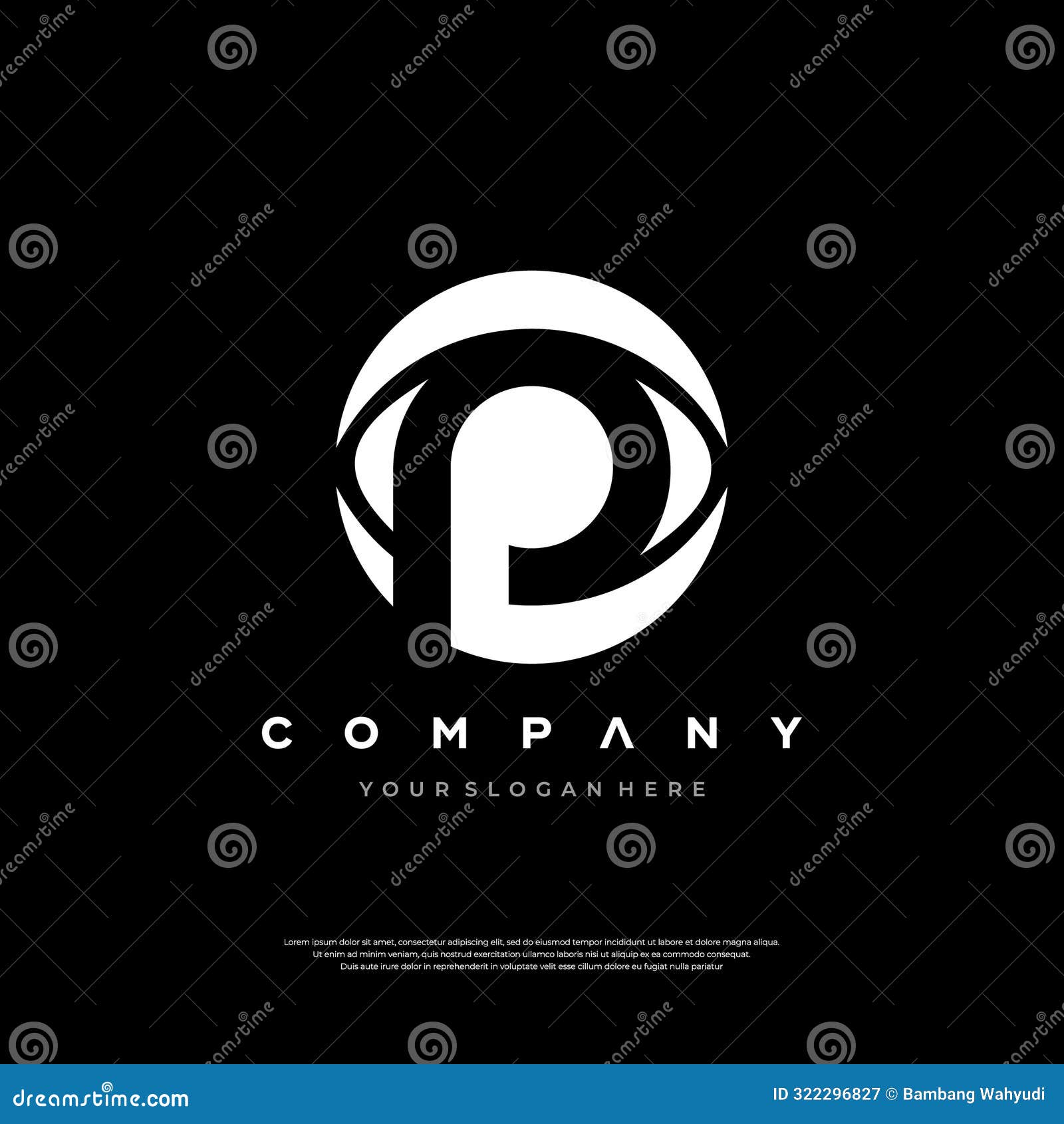 Professional P Logo Design stock vector. Illustration of bold - 322296827